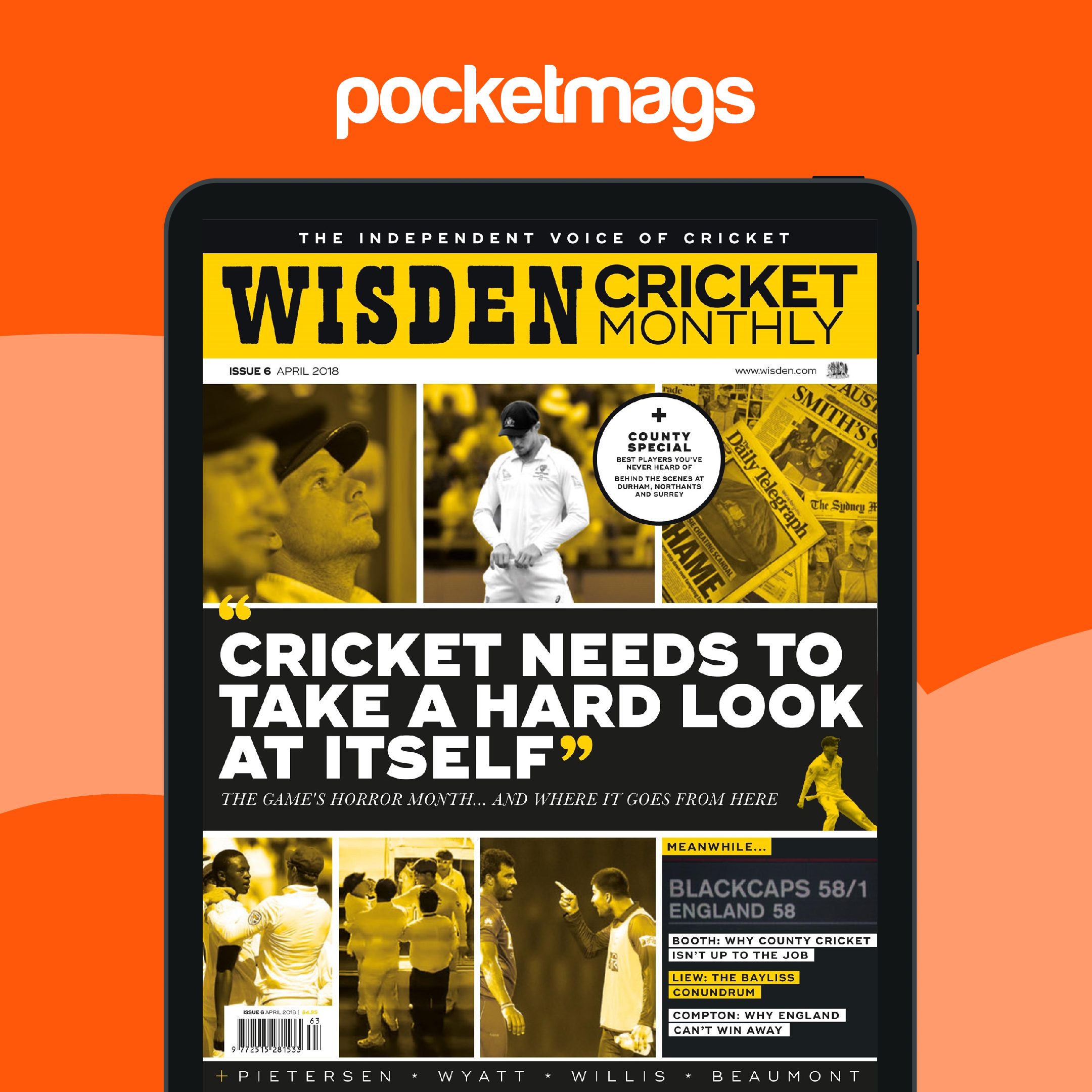 Wisden Cricket Monthly Magazine - April 2018 Edición anterior