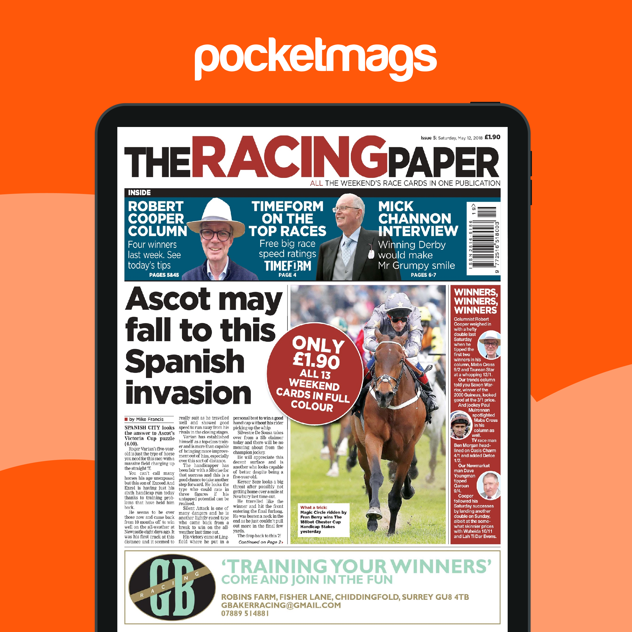 The Racing Paper Magazine - 11th May 2018 Edición anterior