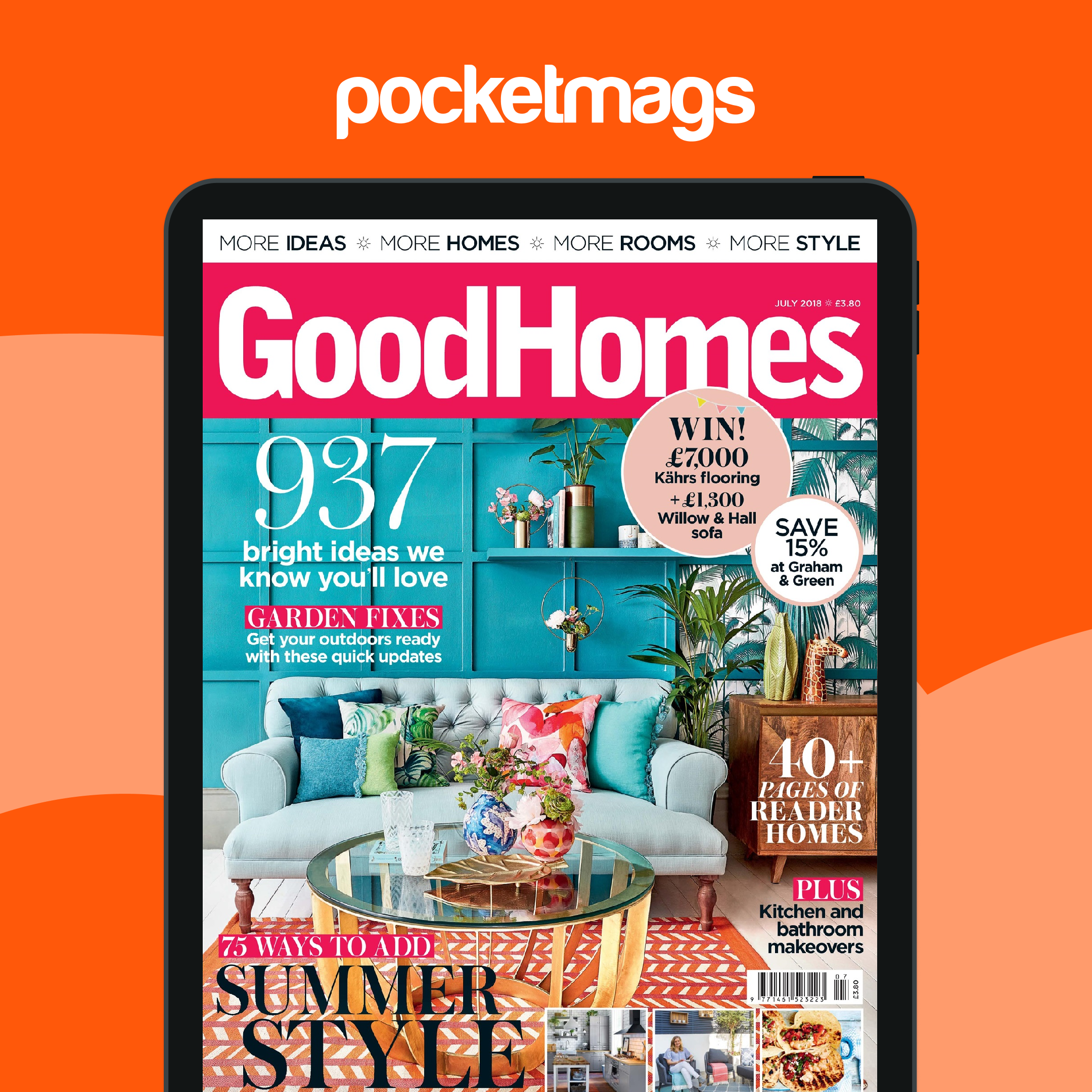 Good Homes Magazine - July 2018 Back Issue
