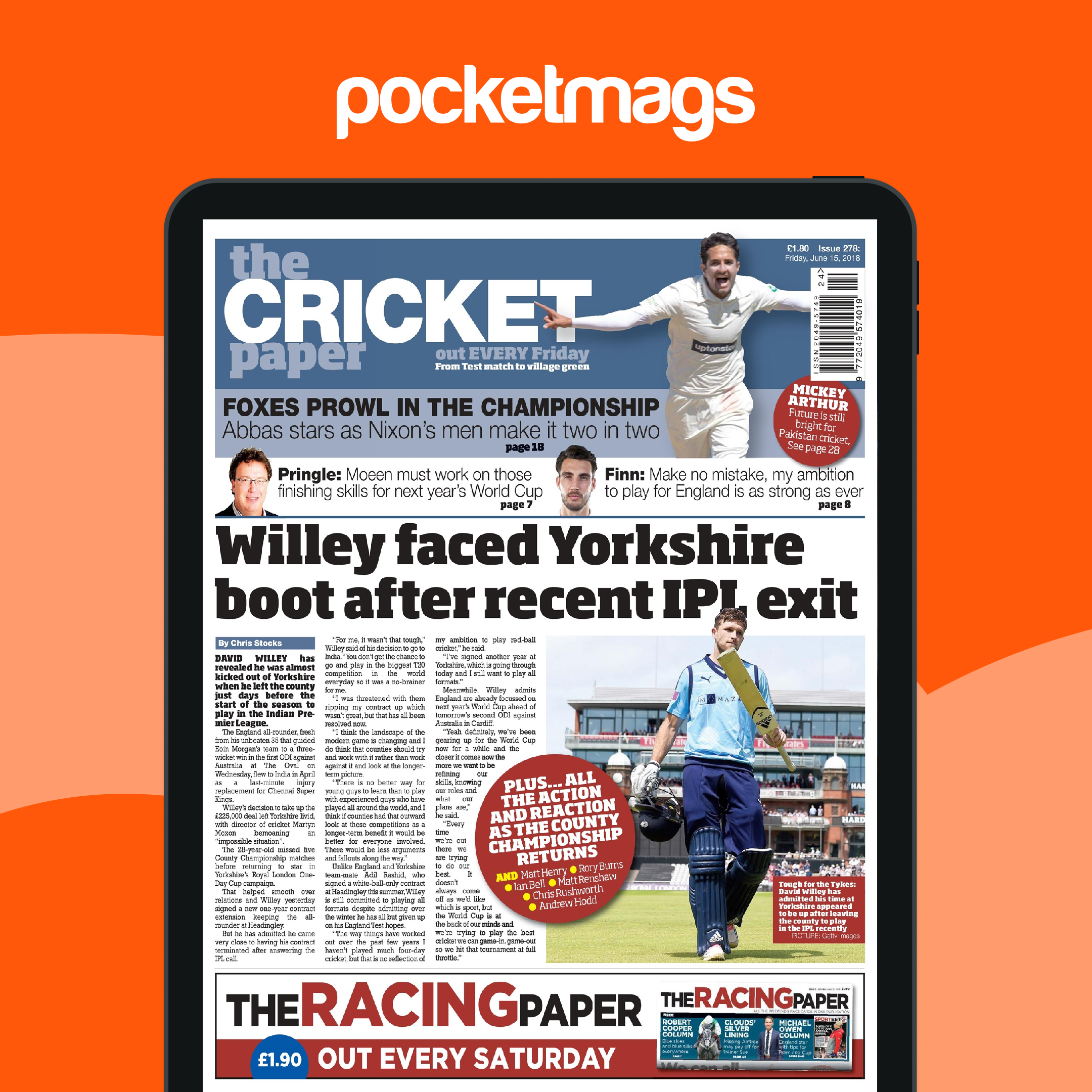 The Cricket Paper Magazine - 15th June 2018 Retour à l'édition précédente