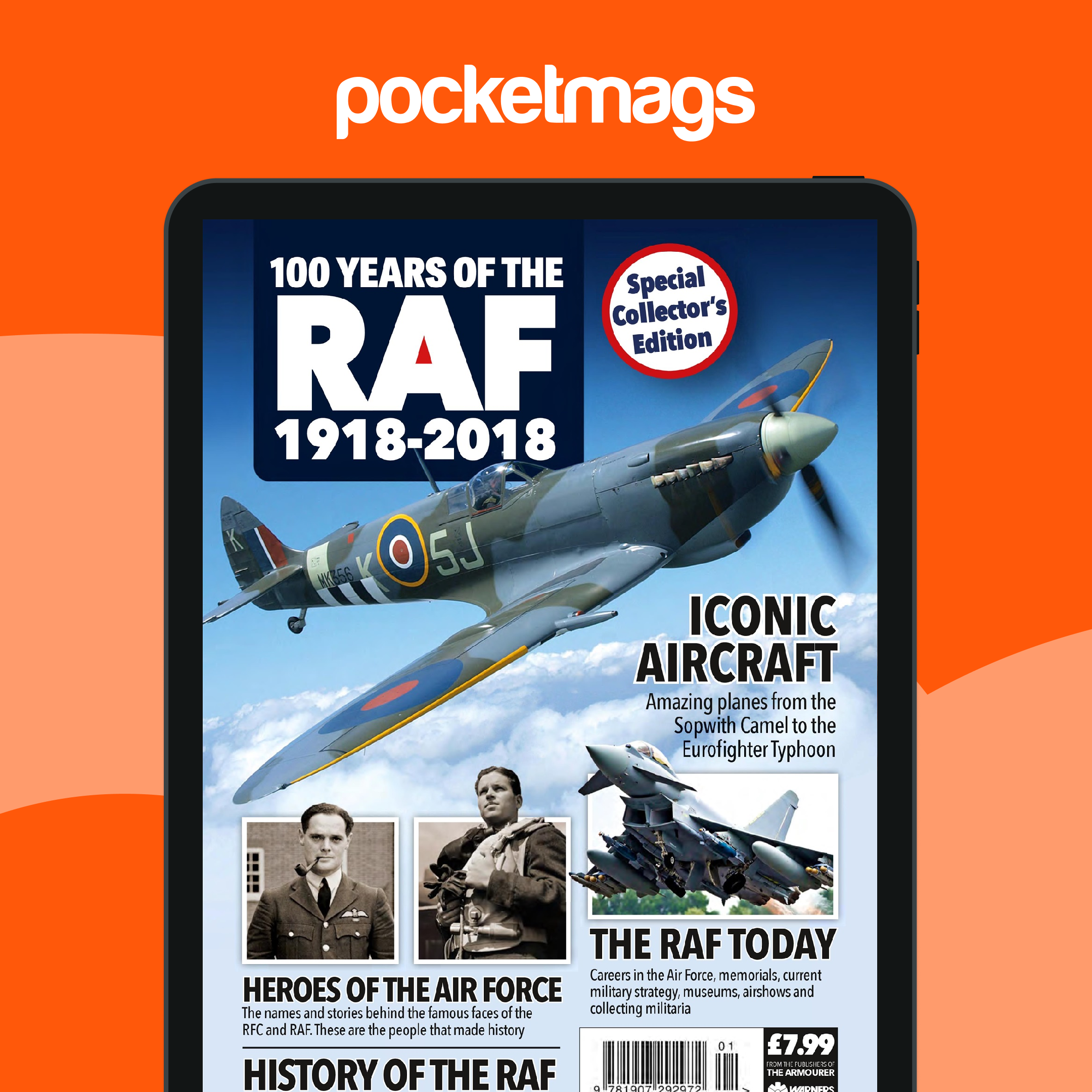 100 Years Of The RAF Magazine Subscriptions and 100 Years of the RAF Issue