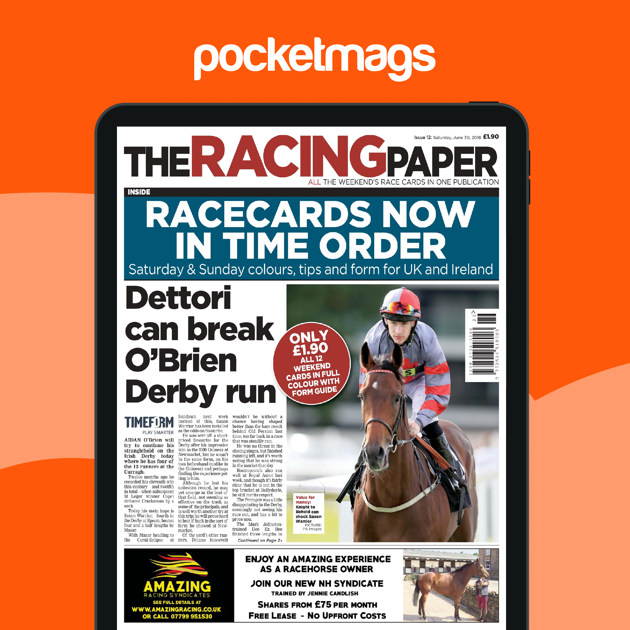 The Racing Paper Magazine - 29th June 2018 Retour à l'édition précédente