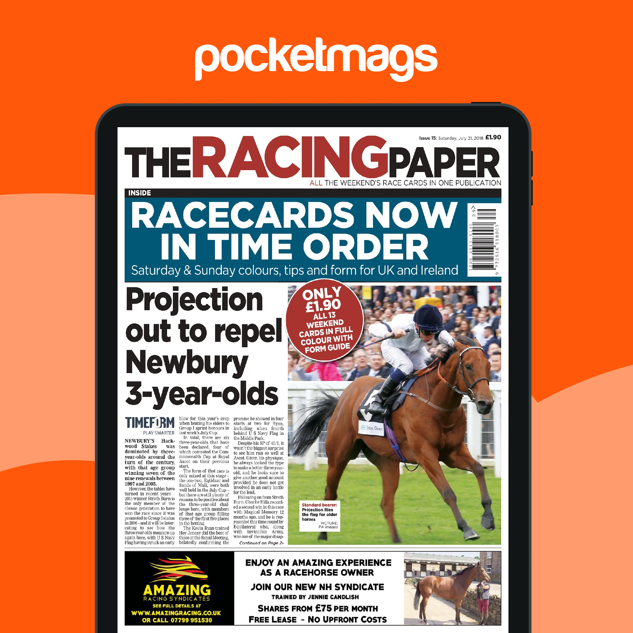 The Racing Paper Magazine - 21st July 2018 Back Issue