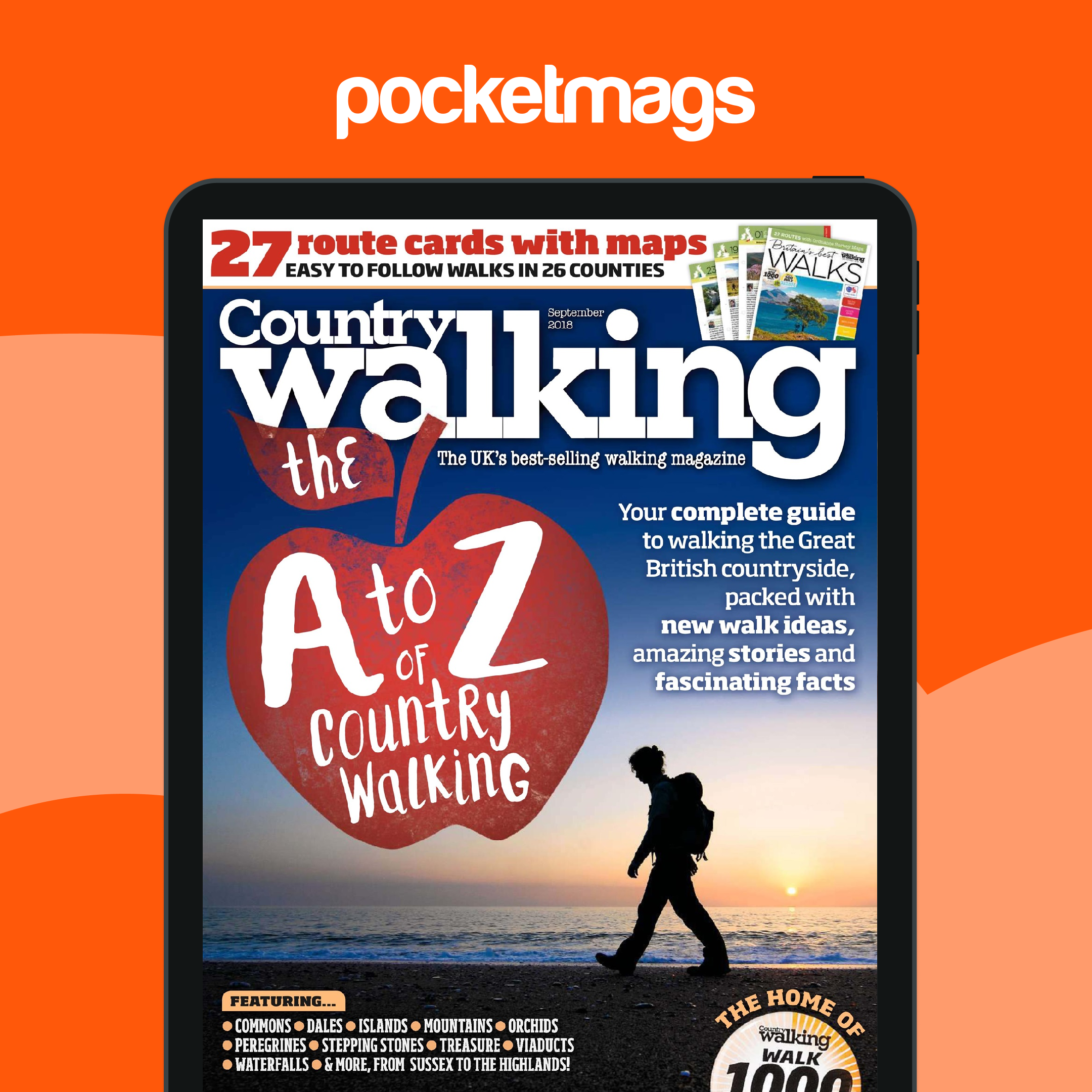 Country Walking Magazine - September 2018 Back Issue