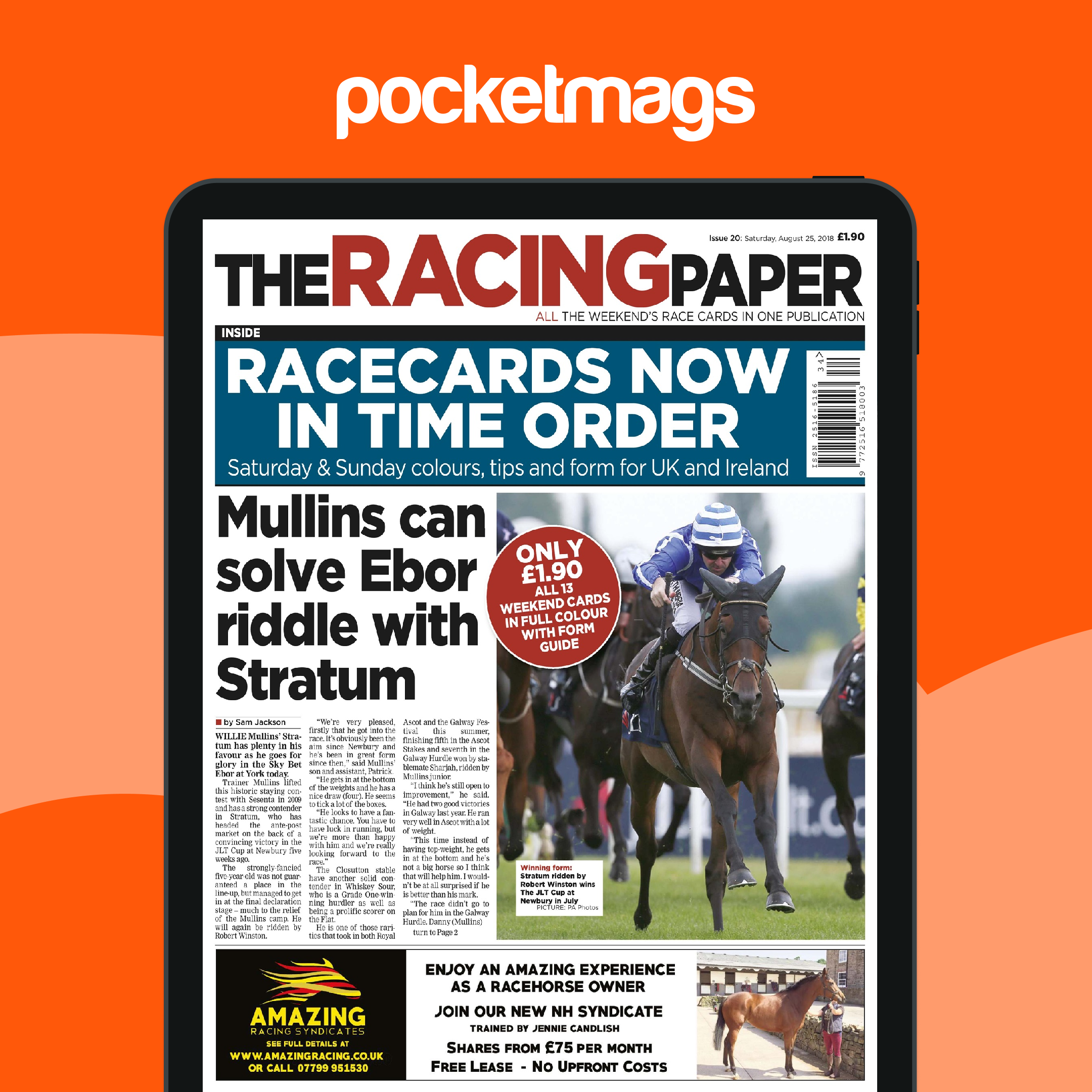 The Racing Paper Magazine - 25th August 2018 Edición anterior