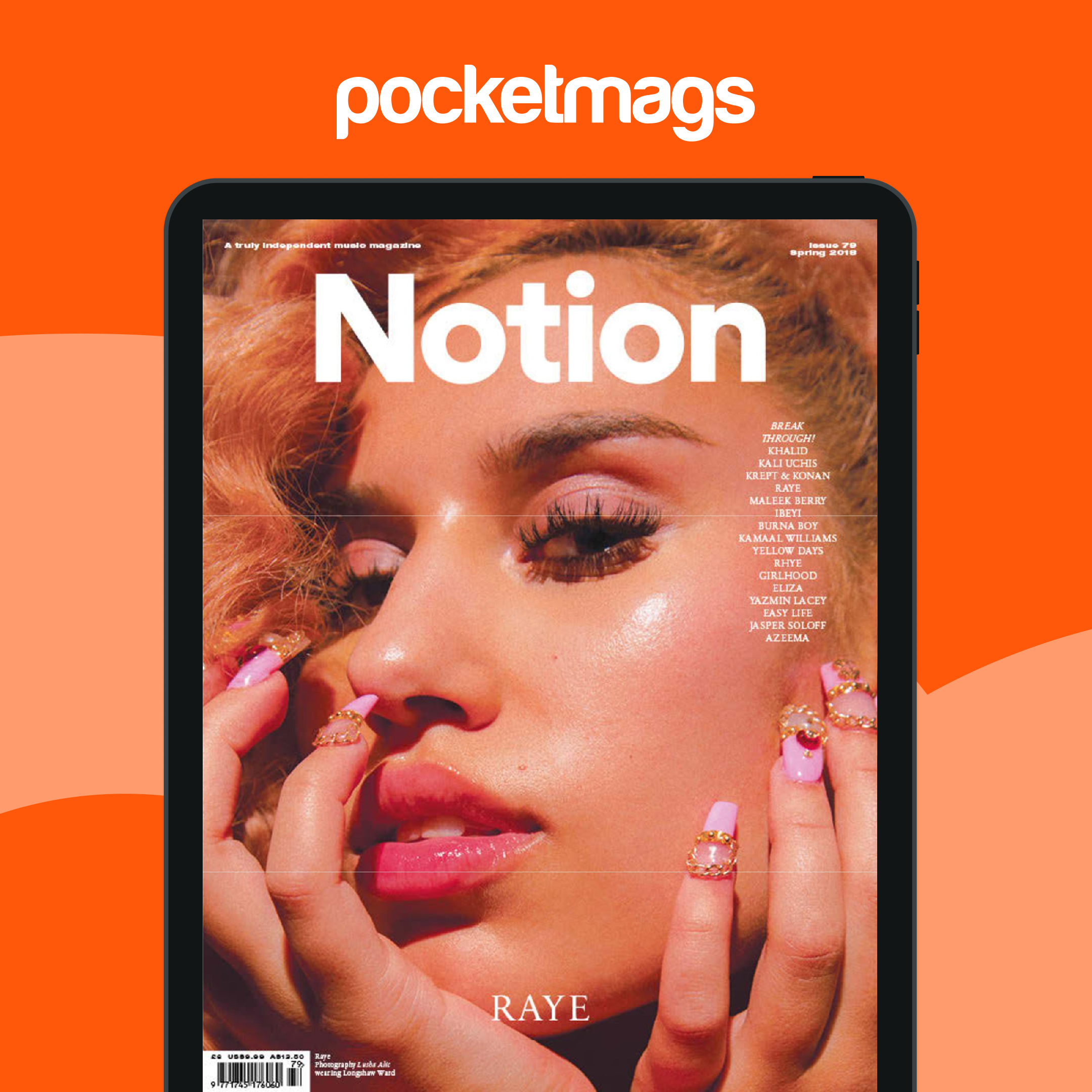 Notion Magazine - 79 - Raye - Spring '18 Back Issue