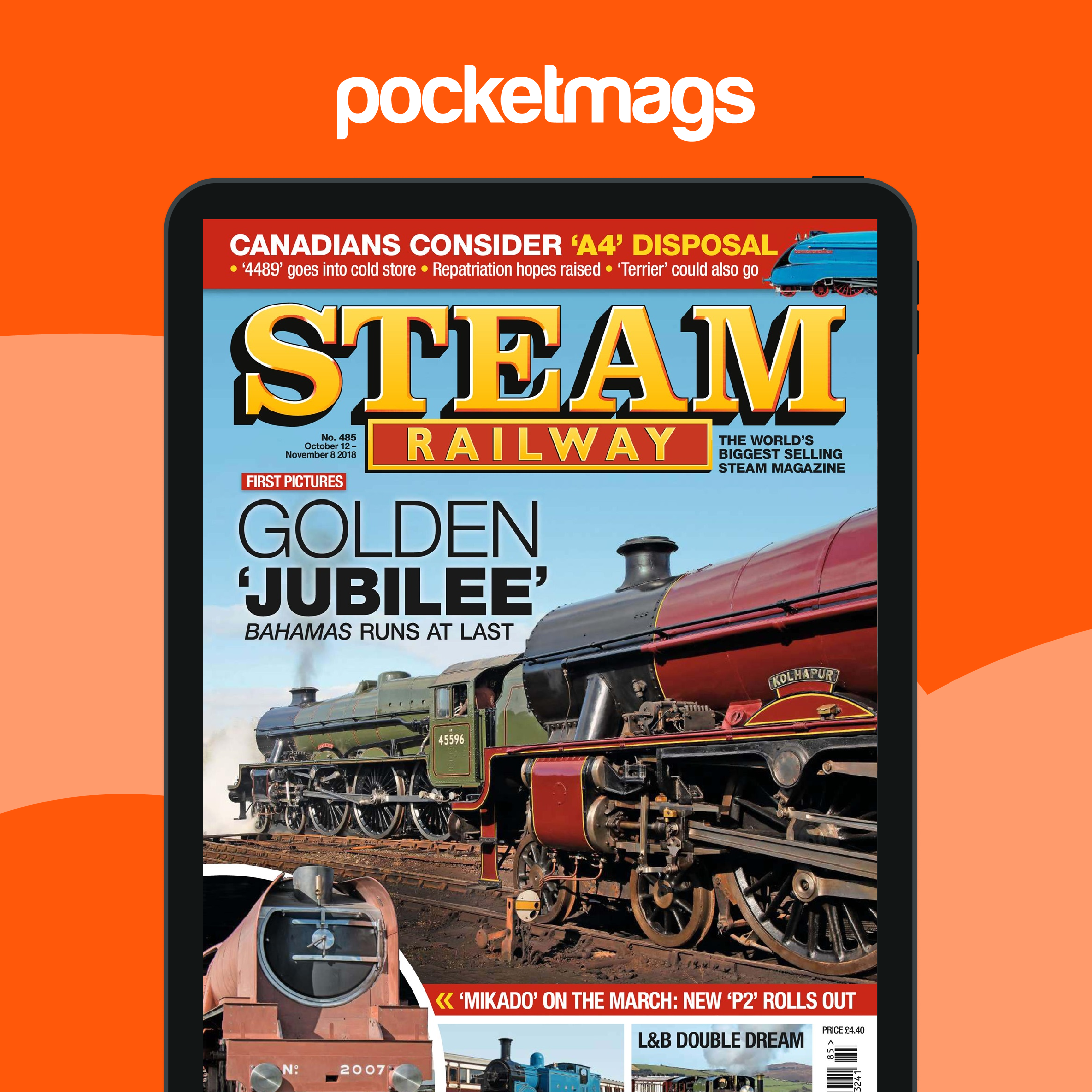 Steam Railway Magazine - Issue 485 Back Issue