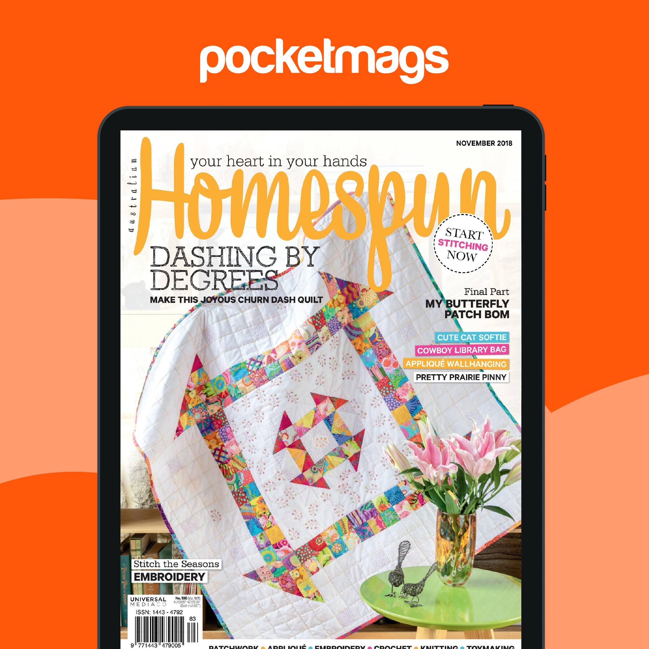 Homespun Magazine - Issue#19.11 2018 Edição anterior