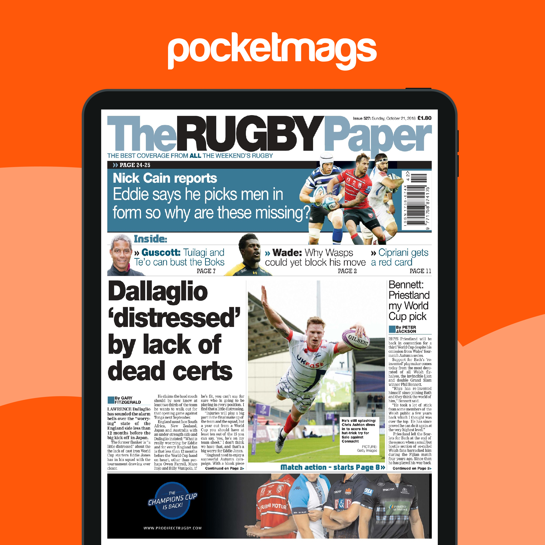 The Rugby Paper Magazine - 21st October 2018 Edición anterior