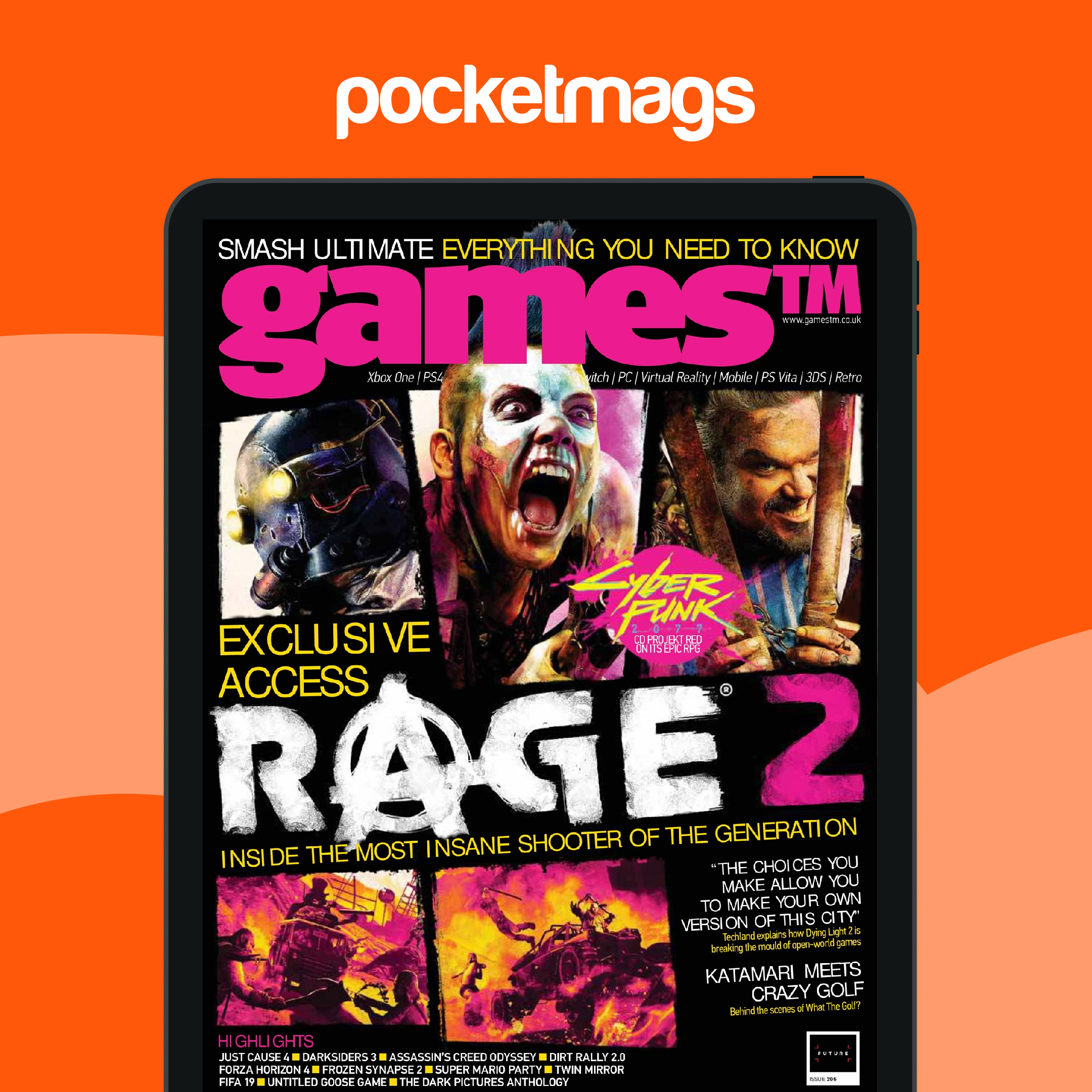 games (TM) Magazine Subscriptions and Issue 206 Issue