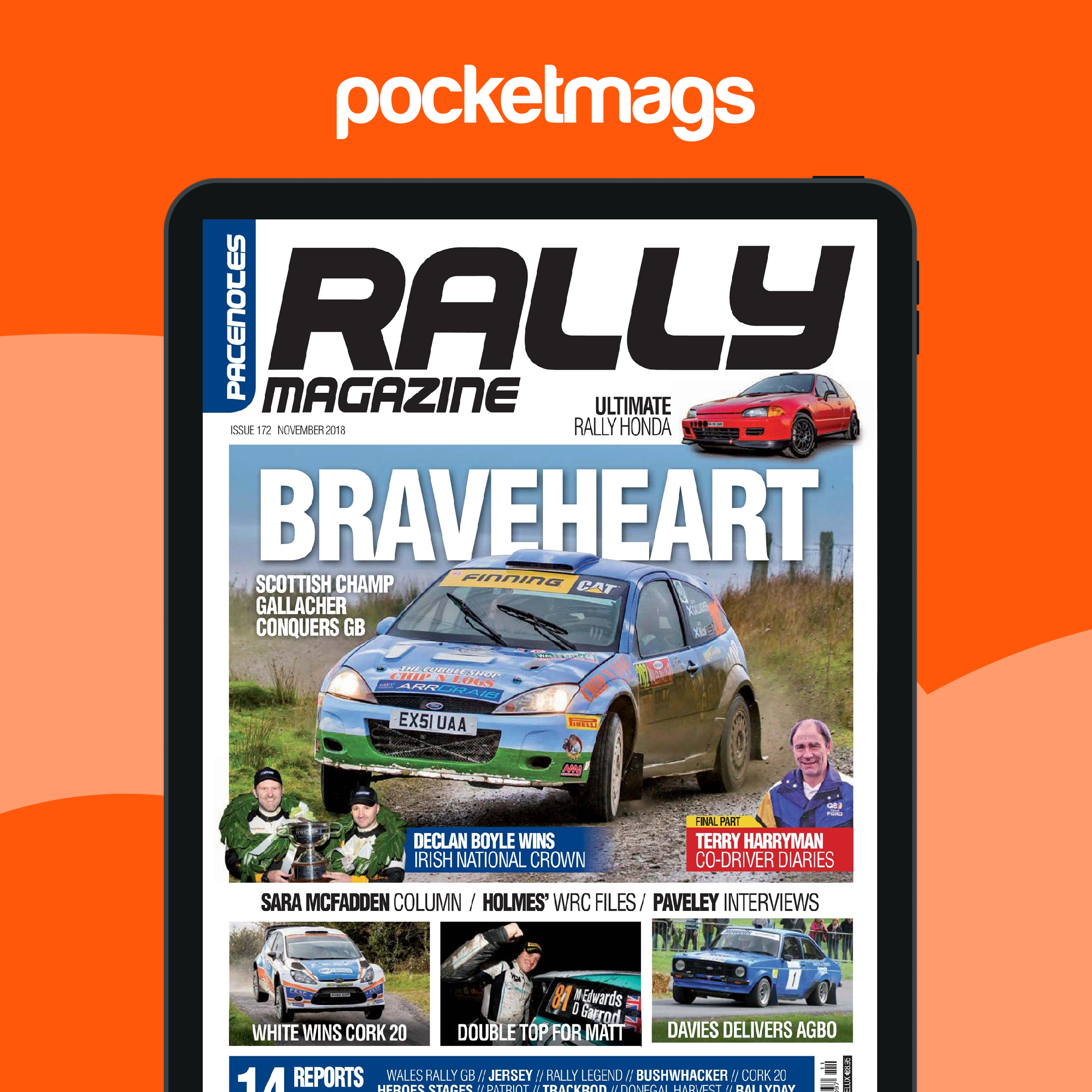 Pacenotes Rally magazine - Issue 172 - Nov 2018 Back Issue