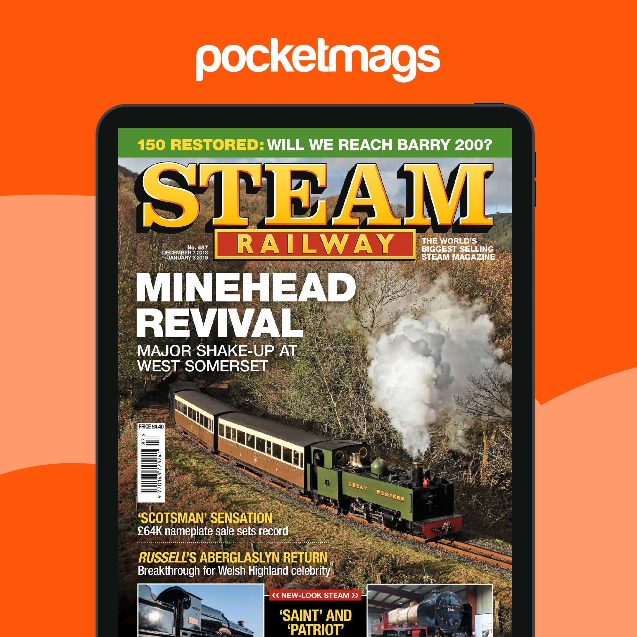 Steam Railway Magazine - Issue 487 Back Issue
