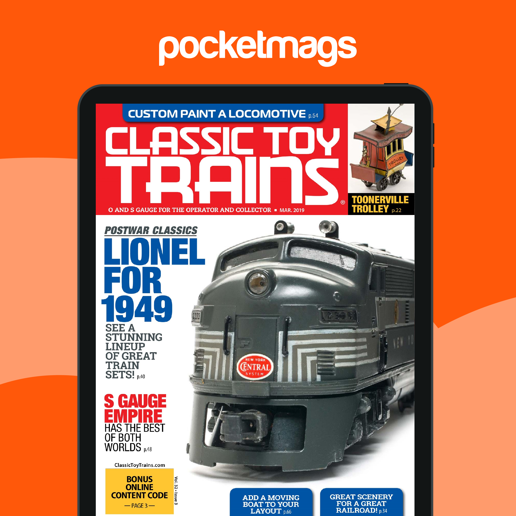 Classic Toy Trains Magazine - March 2019 Retour à l'édition précédente