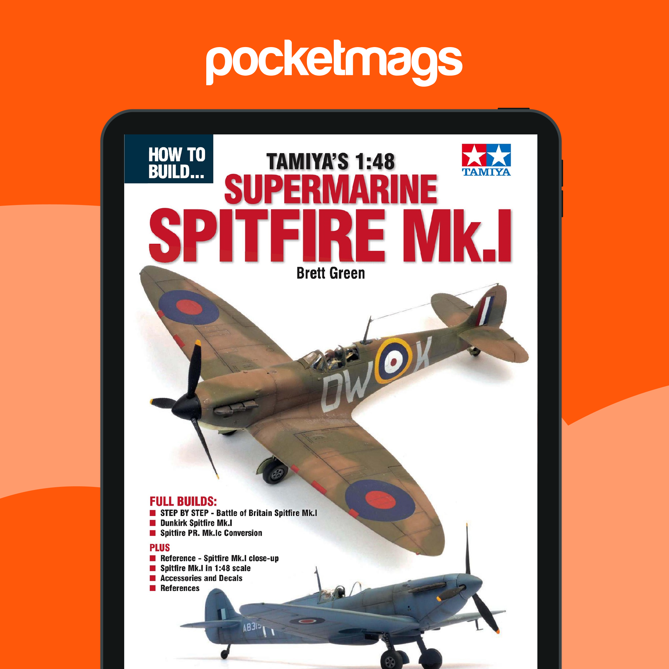 Modellers Reference Library Magazine - Tamiya Spitfire Mk.I 1:48 ...