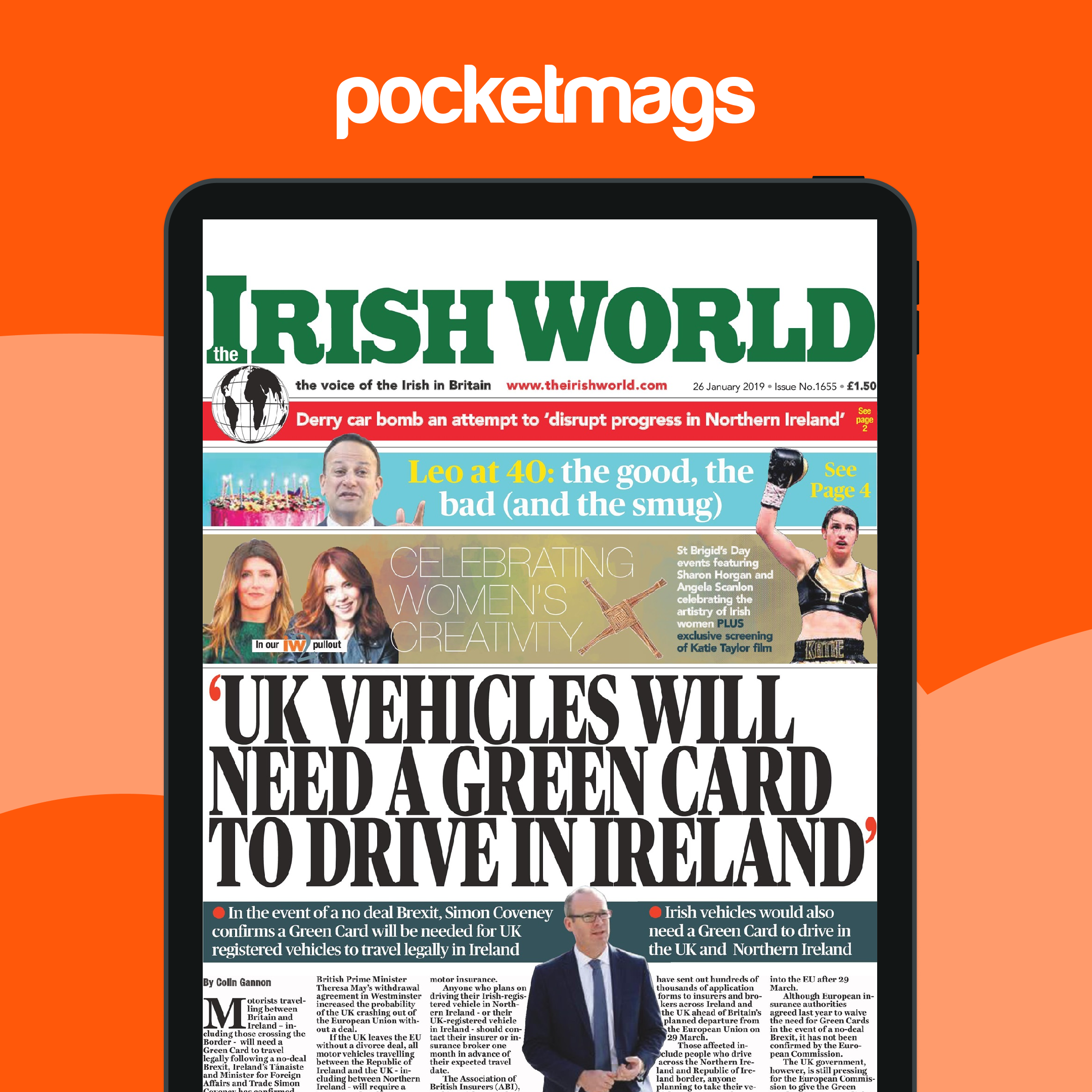 Irish World Magazine - 1655 Back Issue