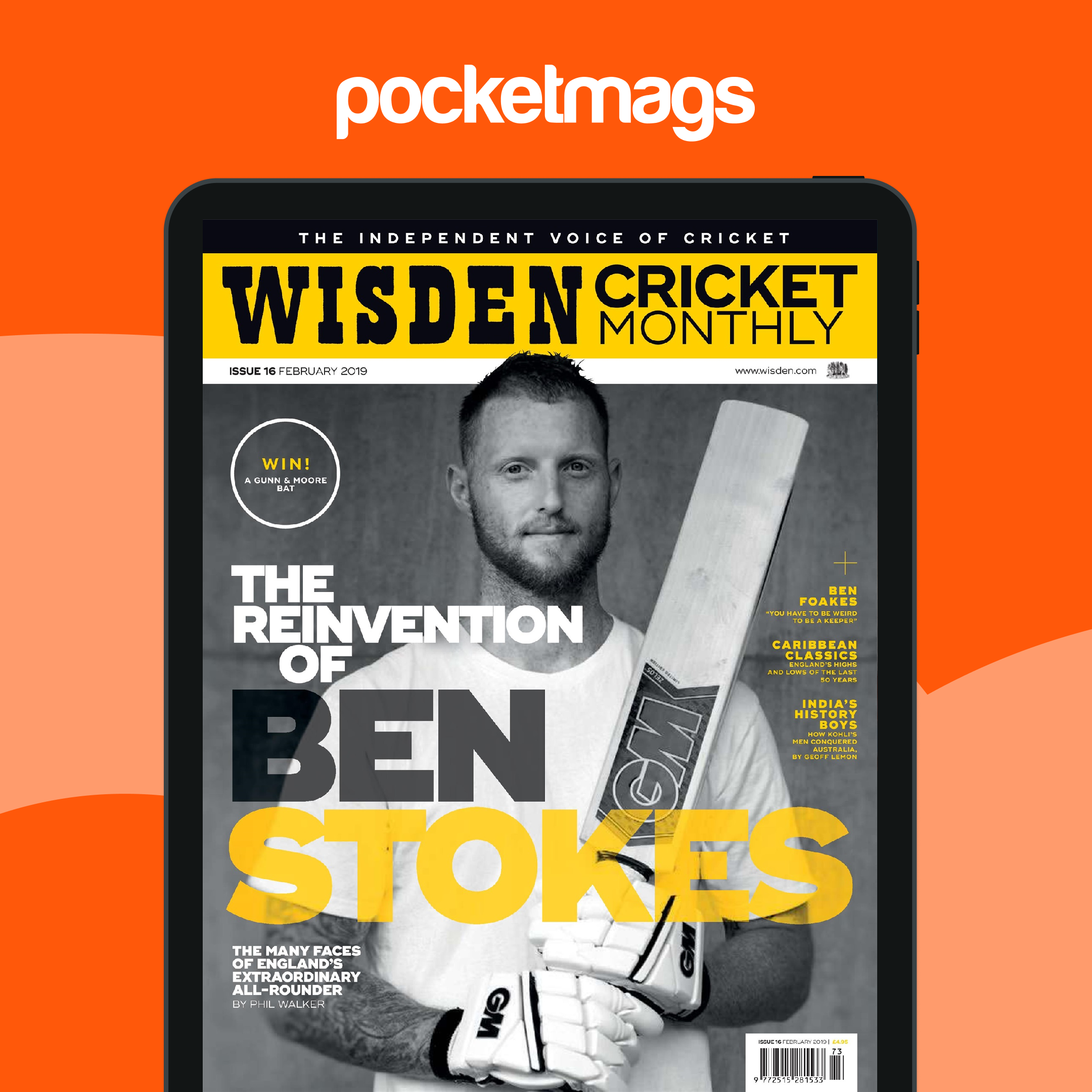 Wisden Cricket Monthly Magazine - February 2019 Back Issue