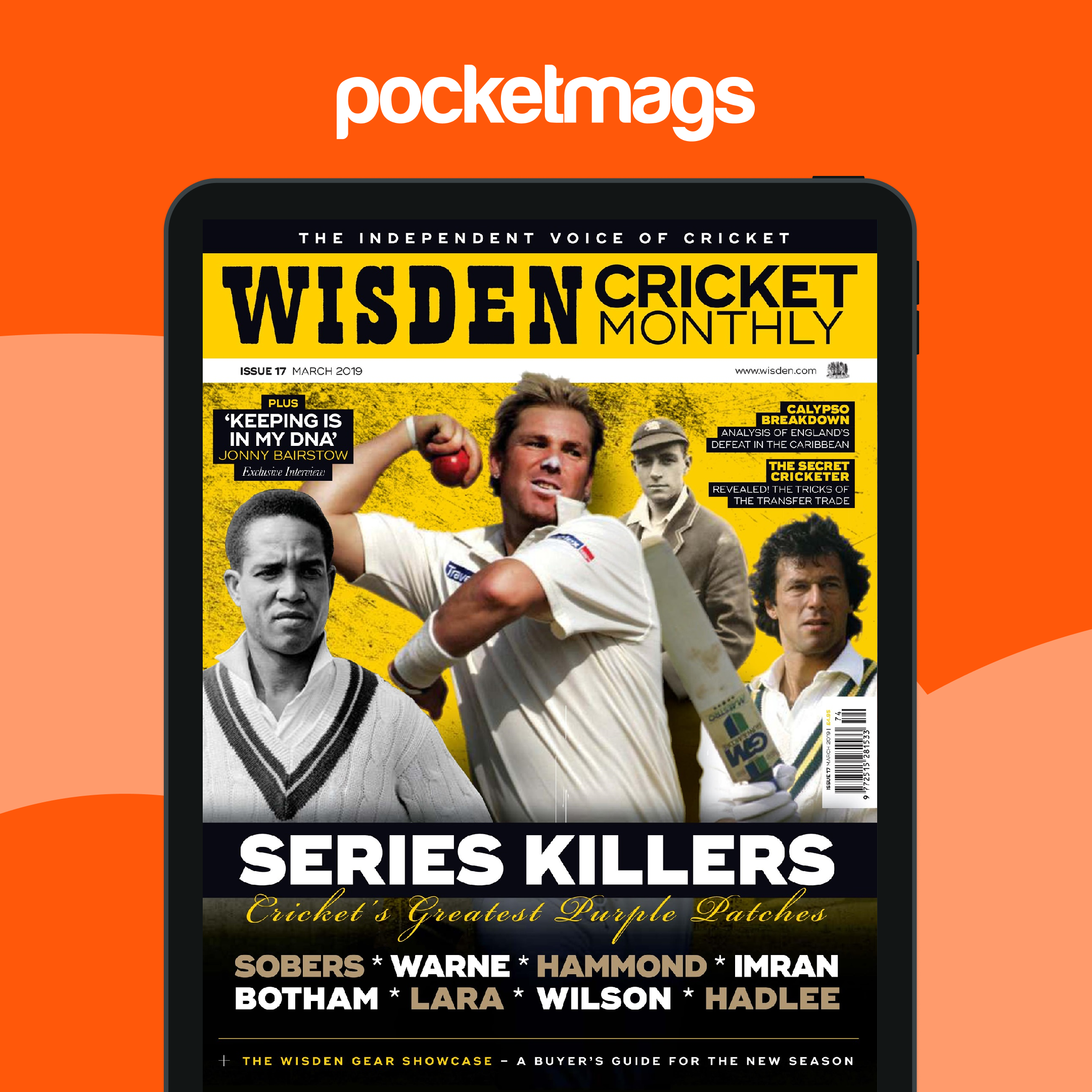 Wisden Cricket Monthly Magazine - March 2019 Back Issue