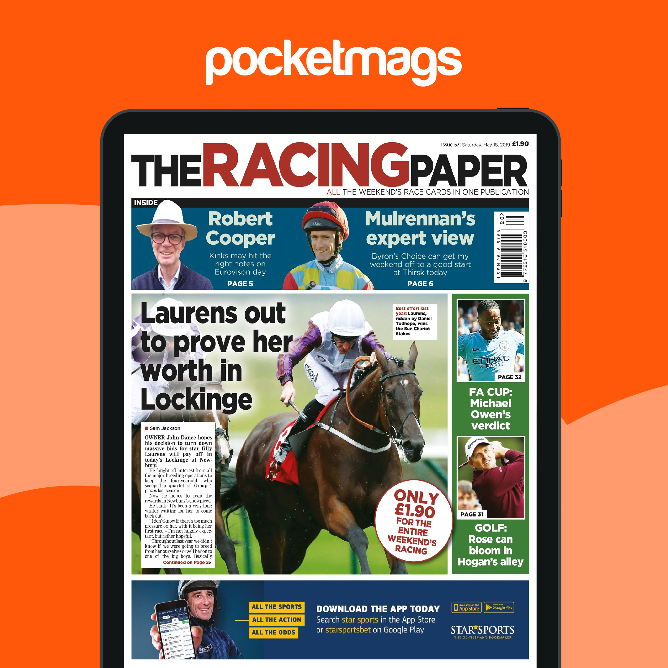The Racing Paper Magazine - 18/05/2019 Back Issue
