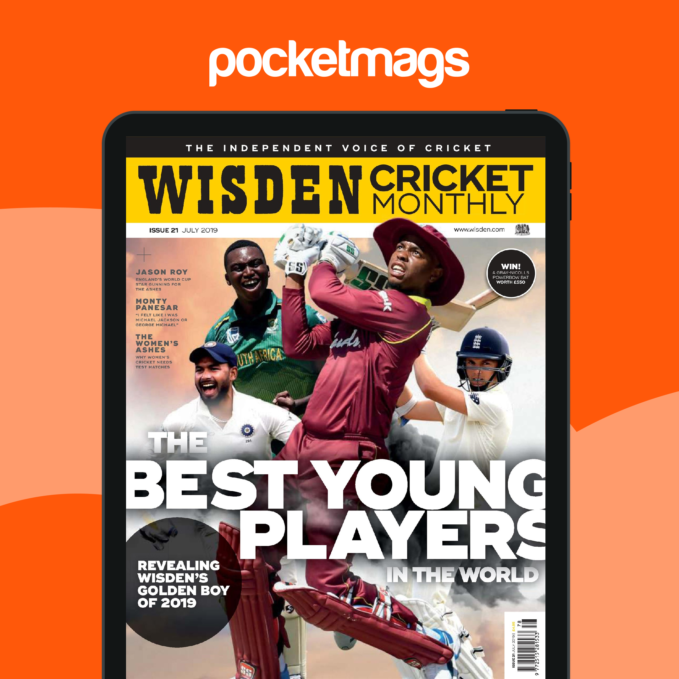Wisden Cricket Monthly Magazine - July 2019 Back Issue