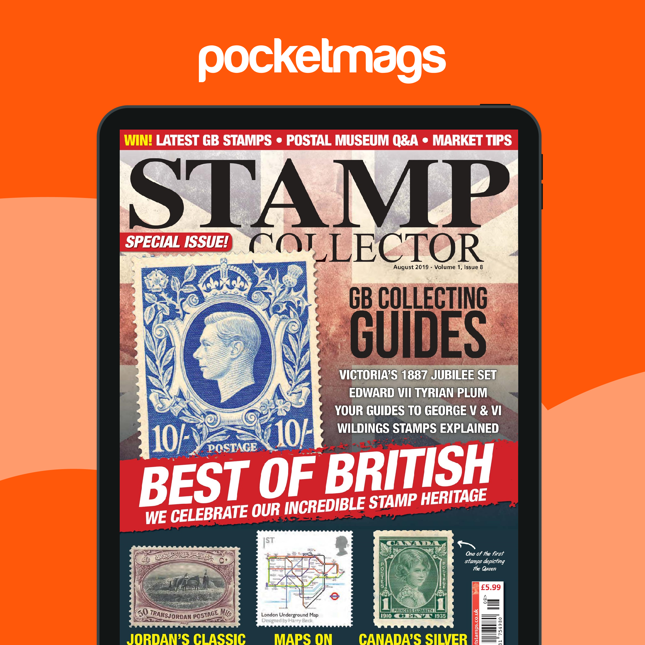 Stamp Collector Magazine - August 2019 Edición anterior