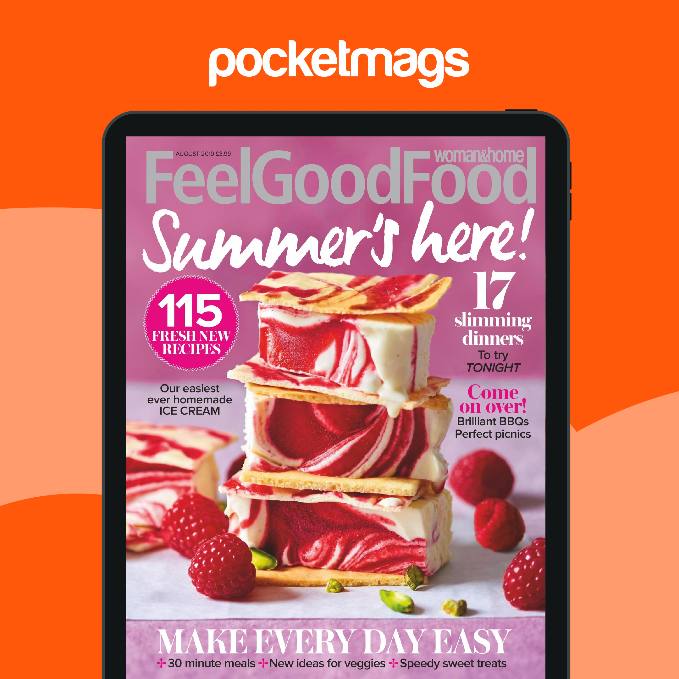 Woman & Home Feel Good Food Magazine - August 2019 Back Issue