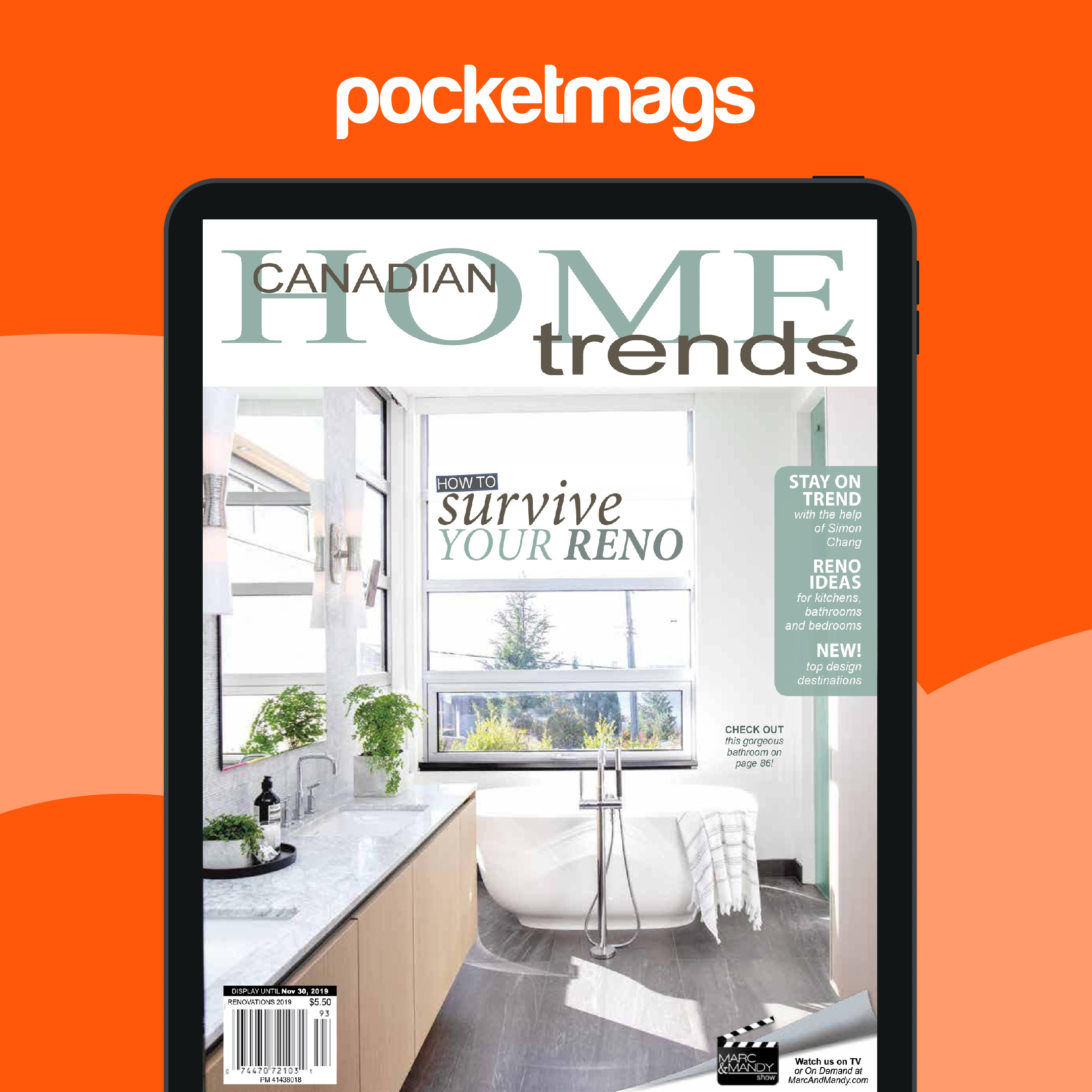 Canadian Home Trends Magazine - Renovations 2019 Back Issue