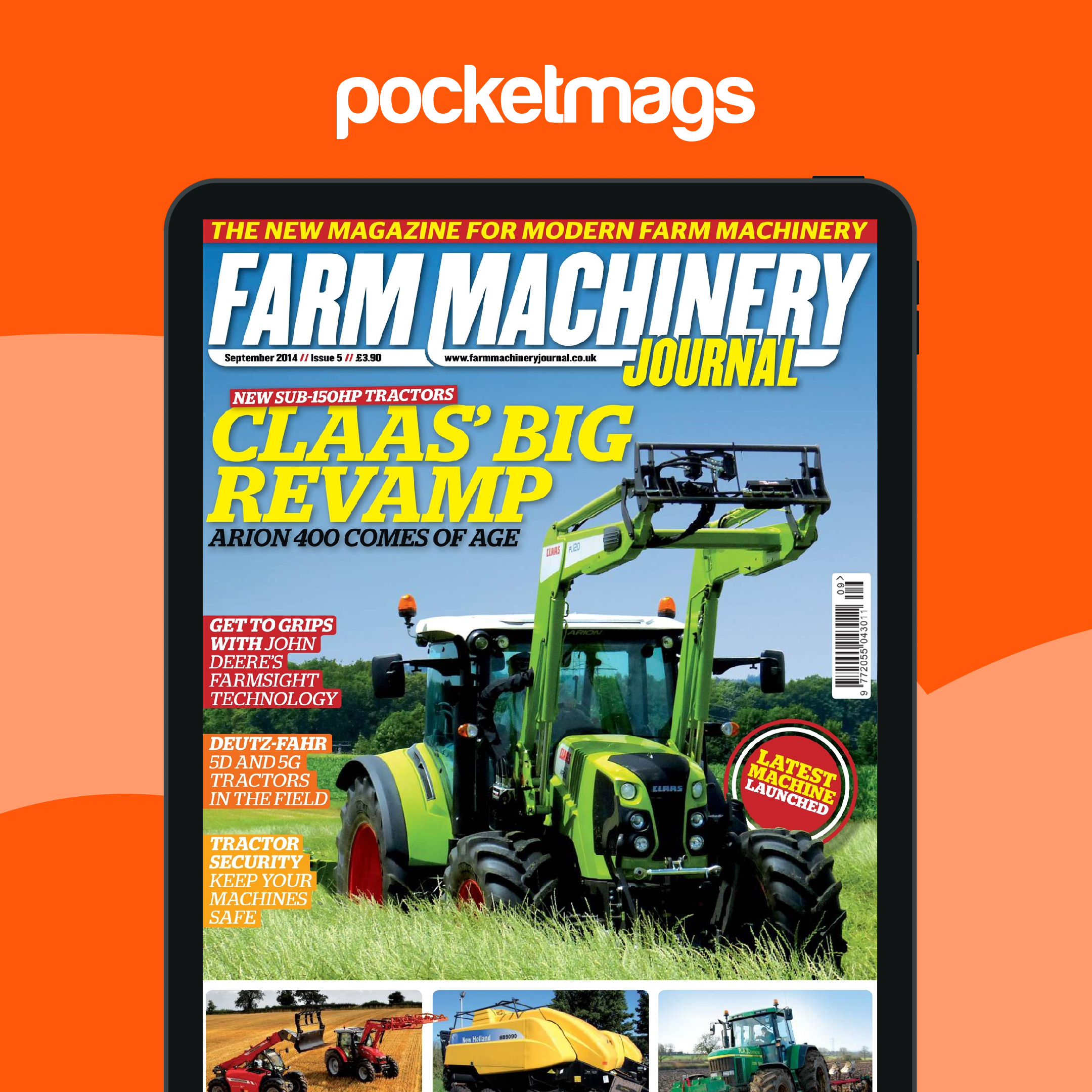 Farm Machinery Journal Magazine - September 2014 Edizione posteriore