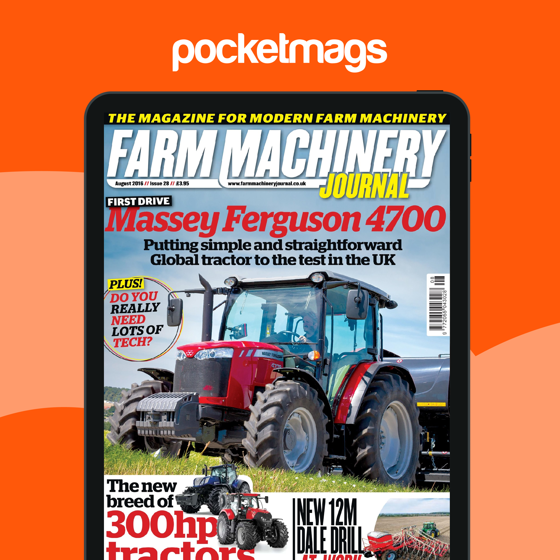 Farm Machinery Journal Magazine - August 2016 Back Issue