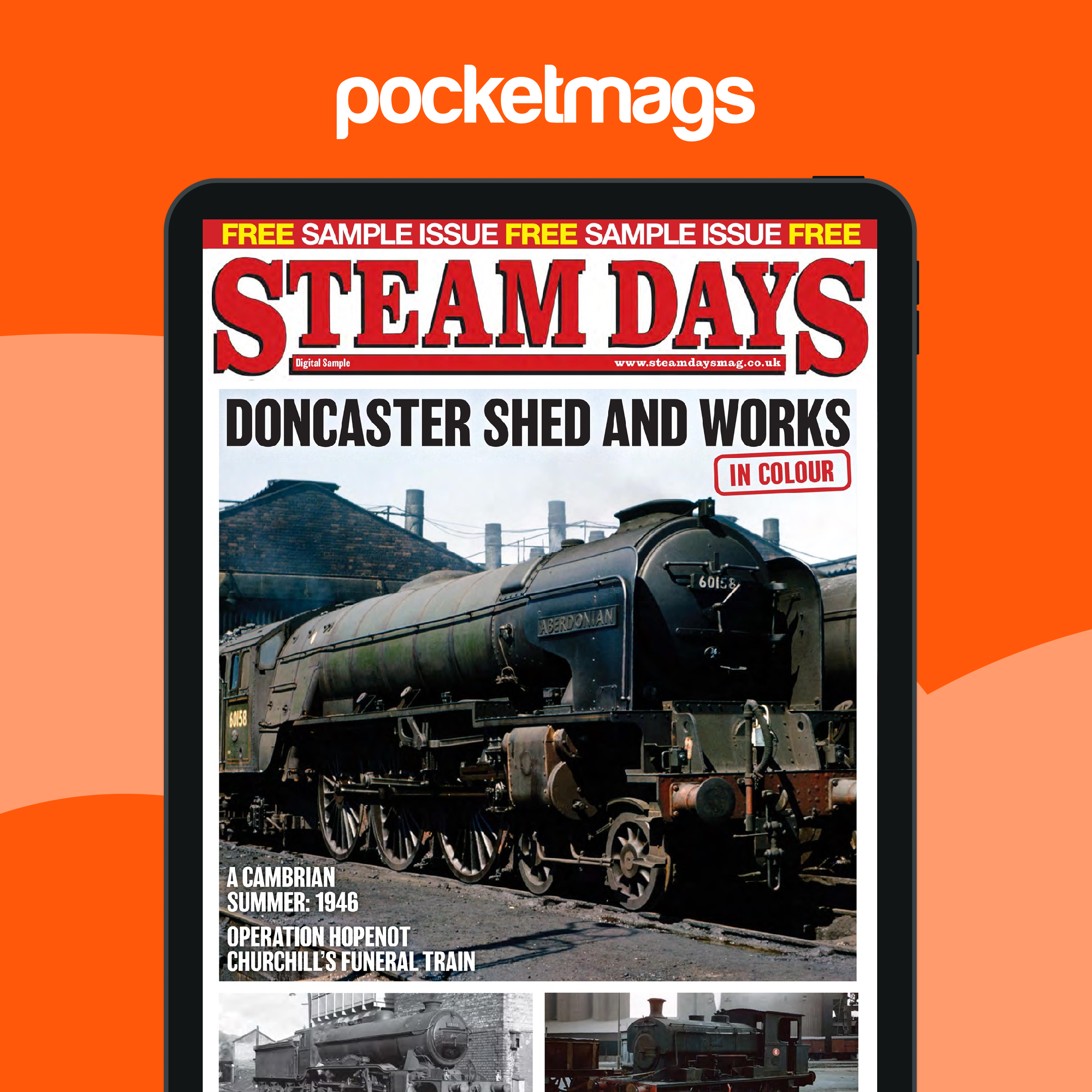 Steam Days Magazine - FREE sample issue Edição especial