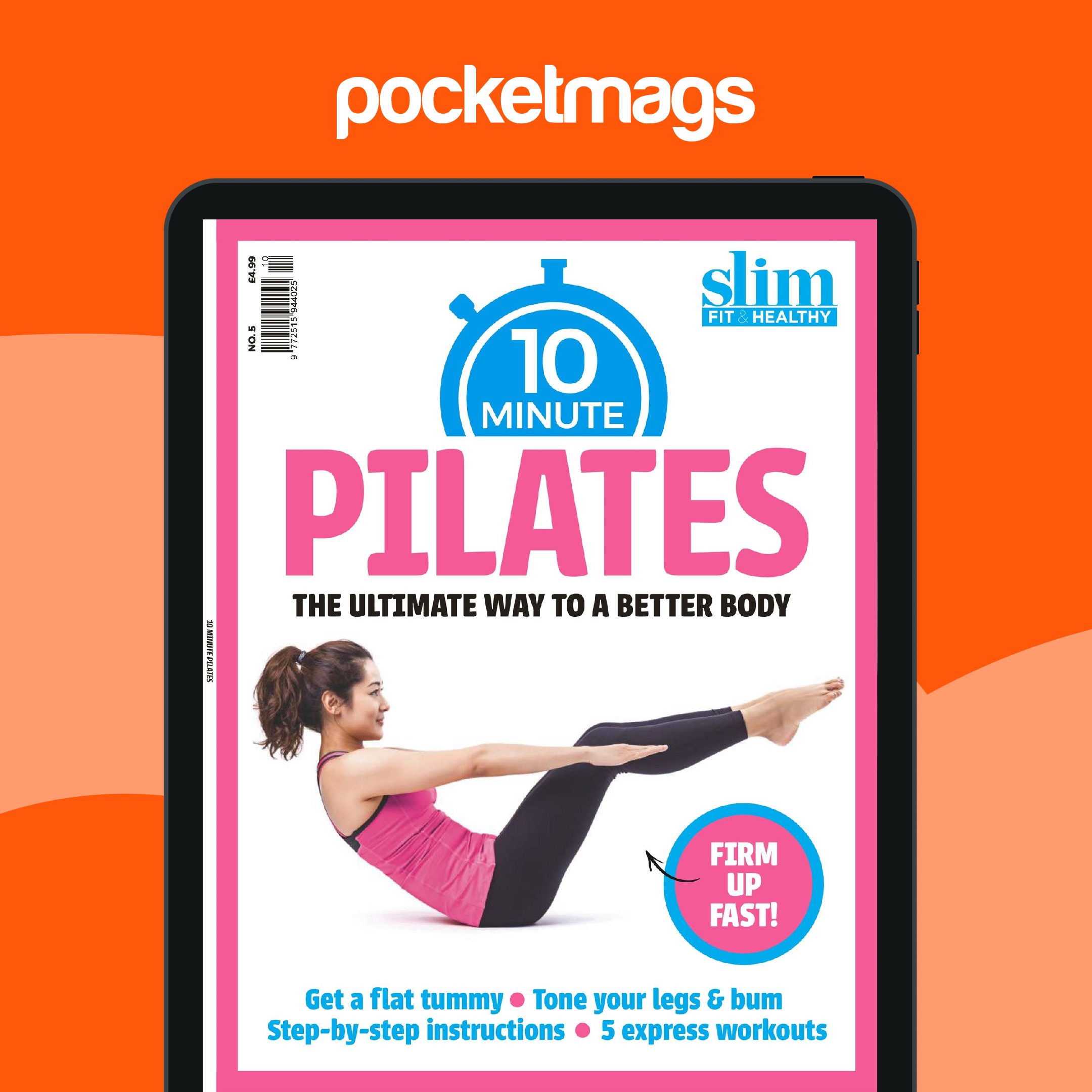 Slim Fit & Healthy Magazine - 10 Minute Pilates Edición anterior
