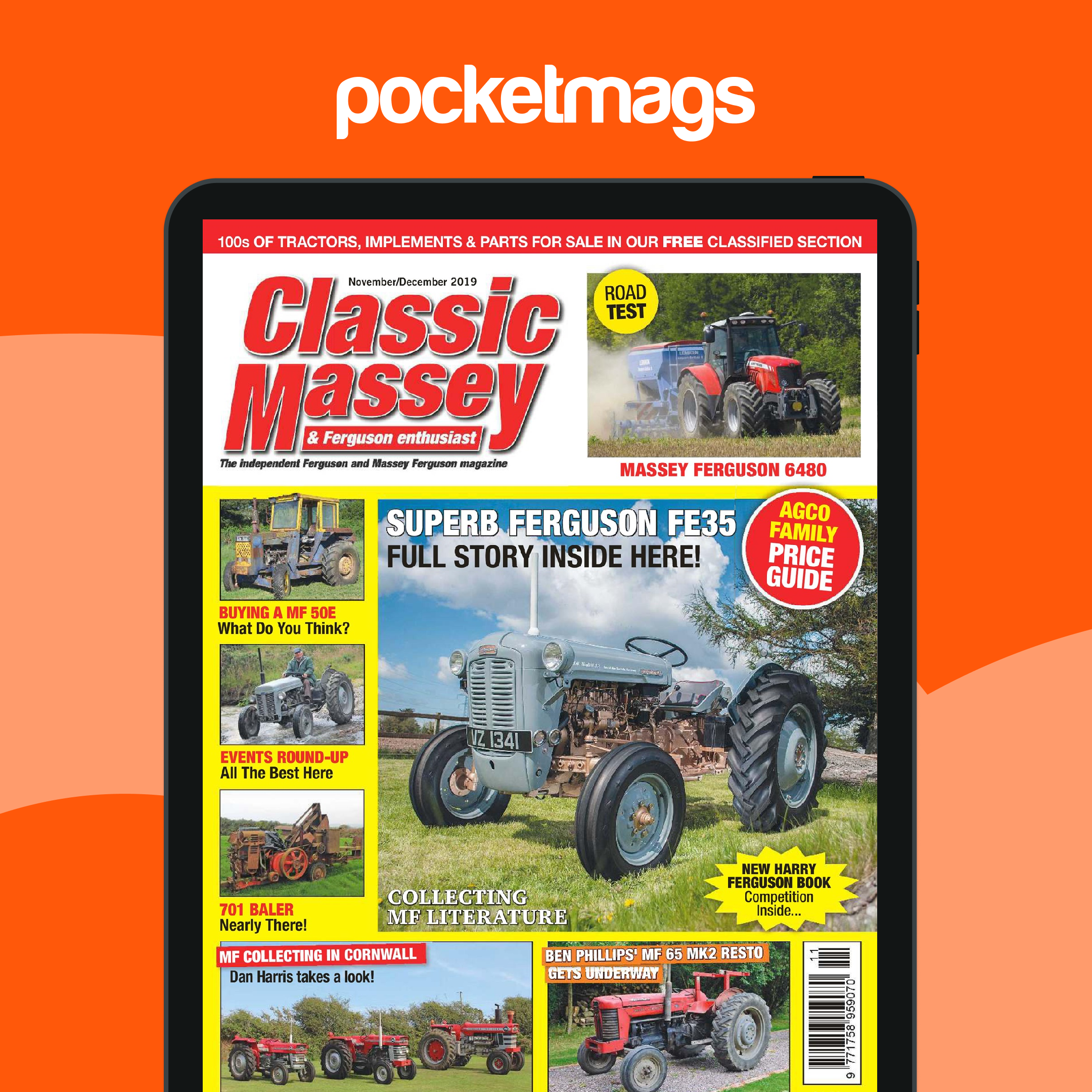Classic Massey Magazine - Nov/Dec 2019 Back Issue
