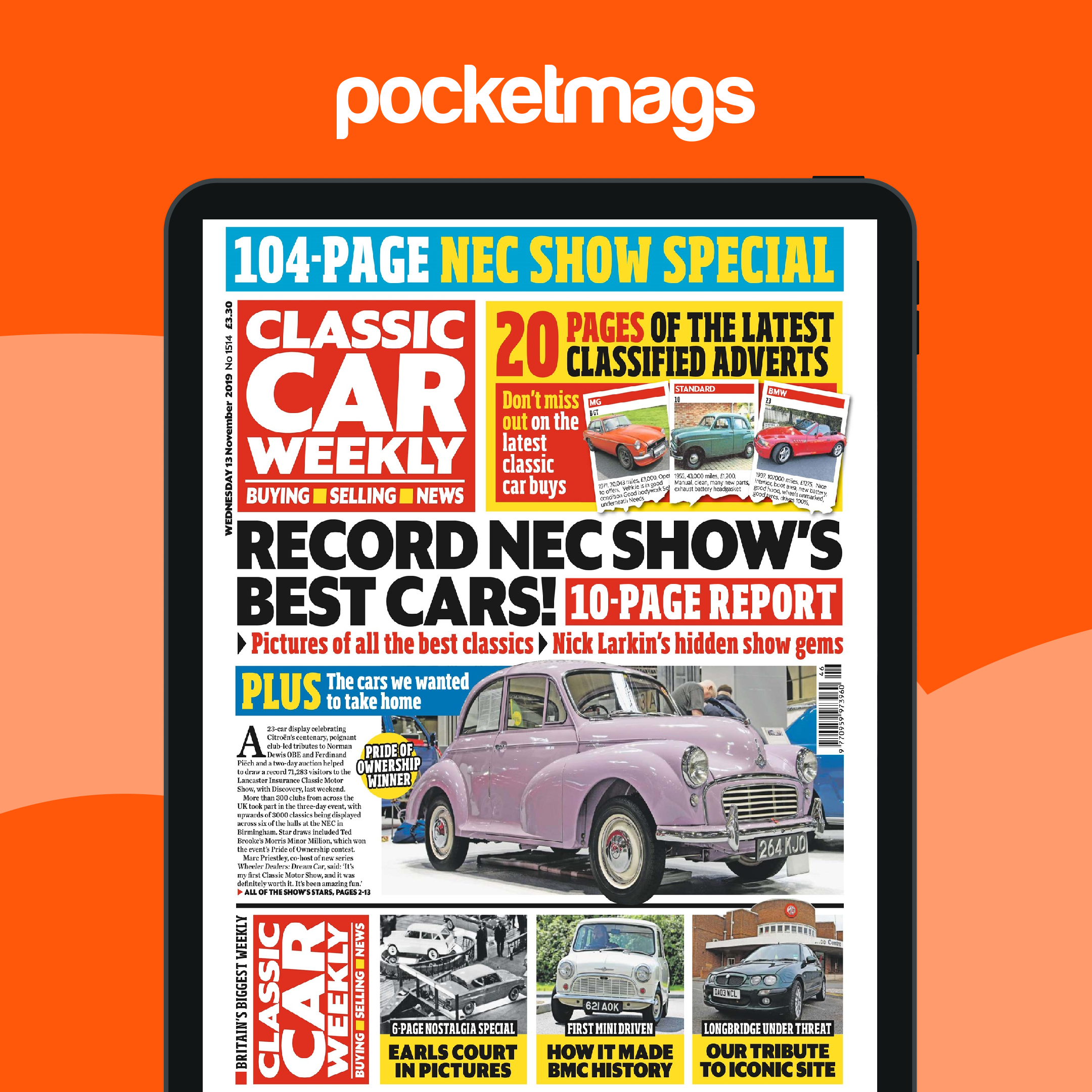 Classic Car Weekly Magazine - 13th November 2019 Retour à l'édition ...