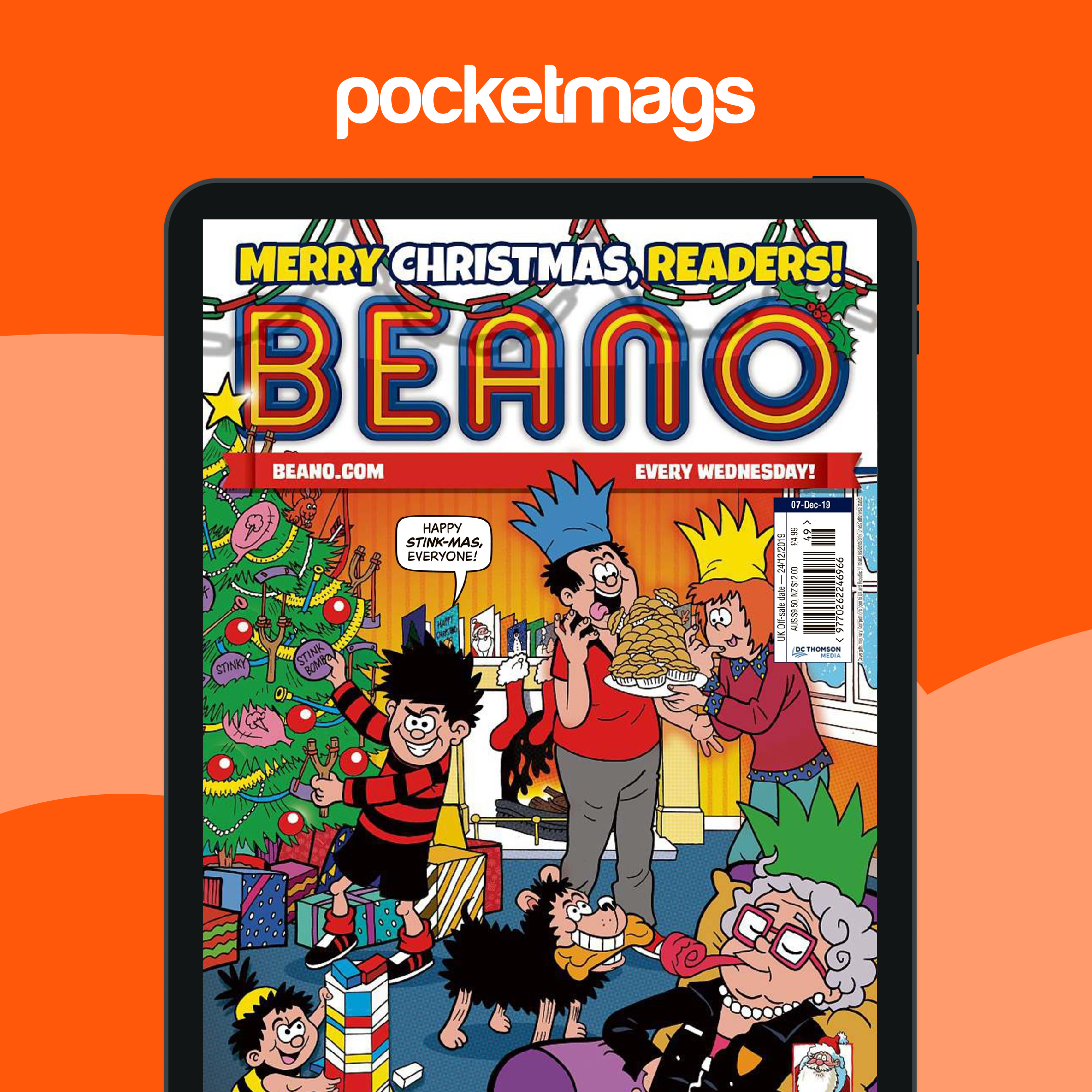 Beano Magazine - 07/12/2019 Back Issue