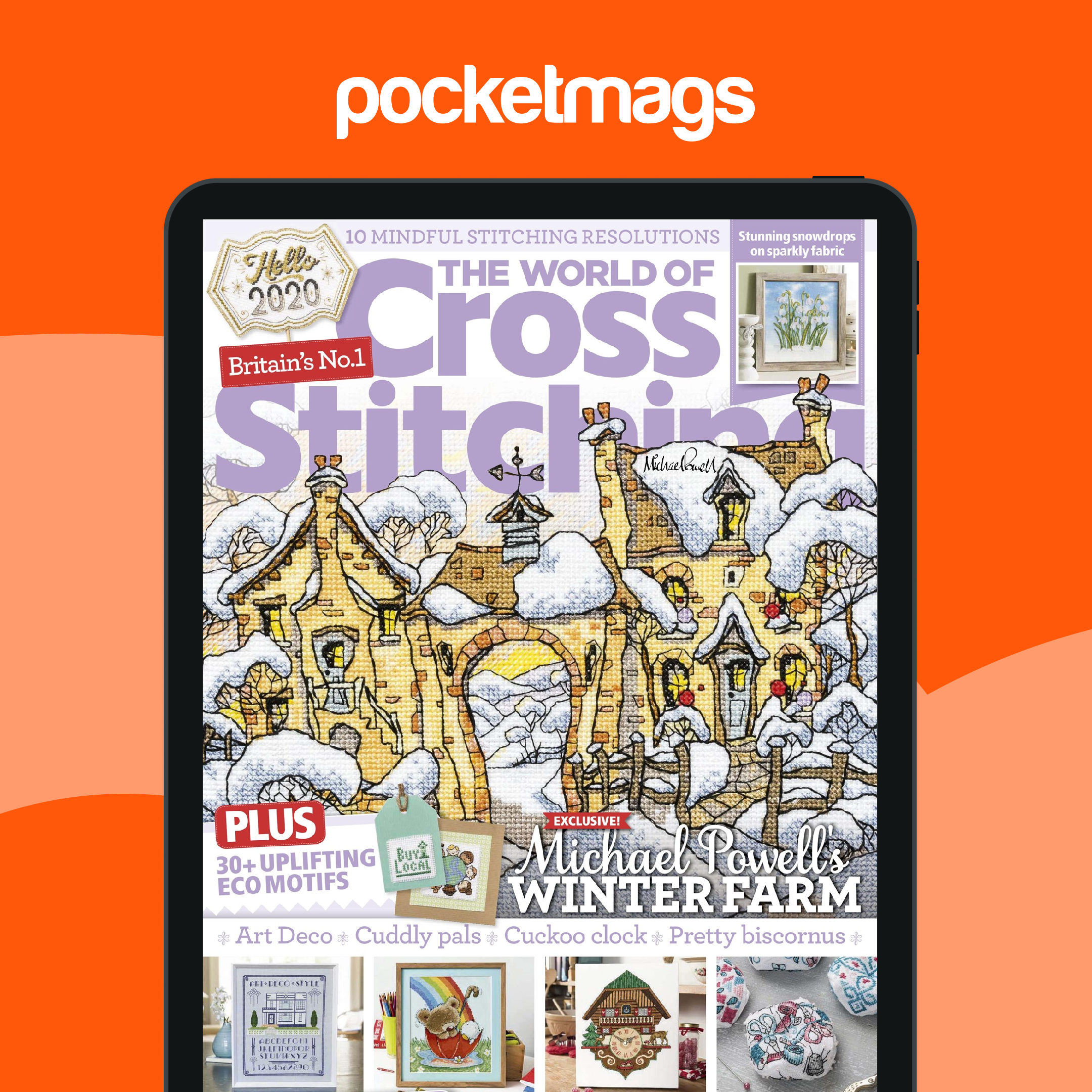 The World of Cross Stitching Magazine - Jan 2020 Back Issue