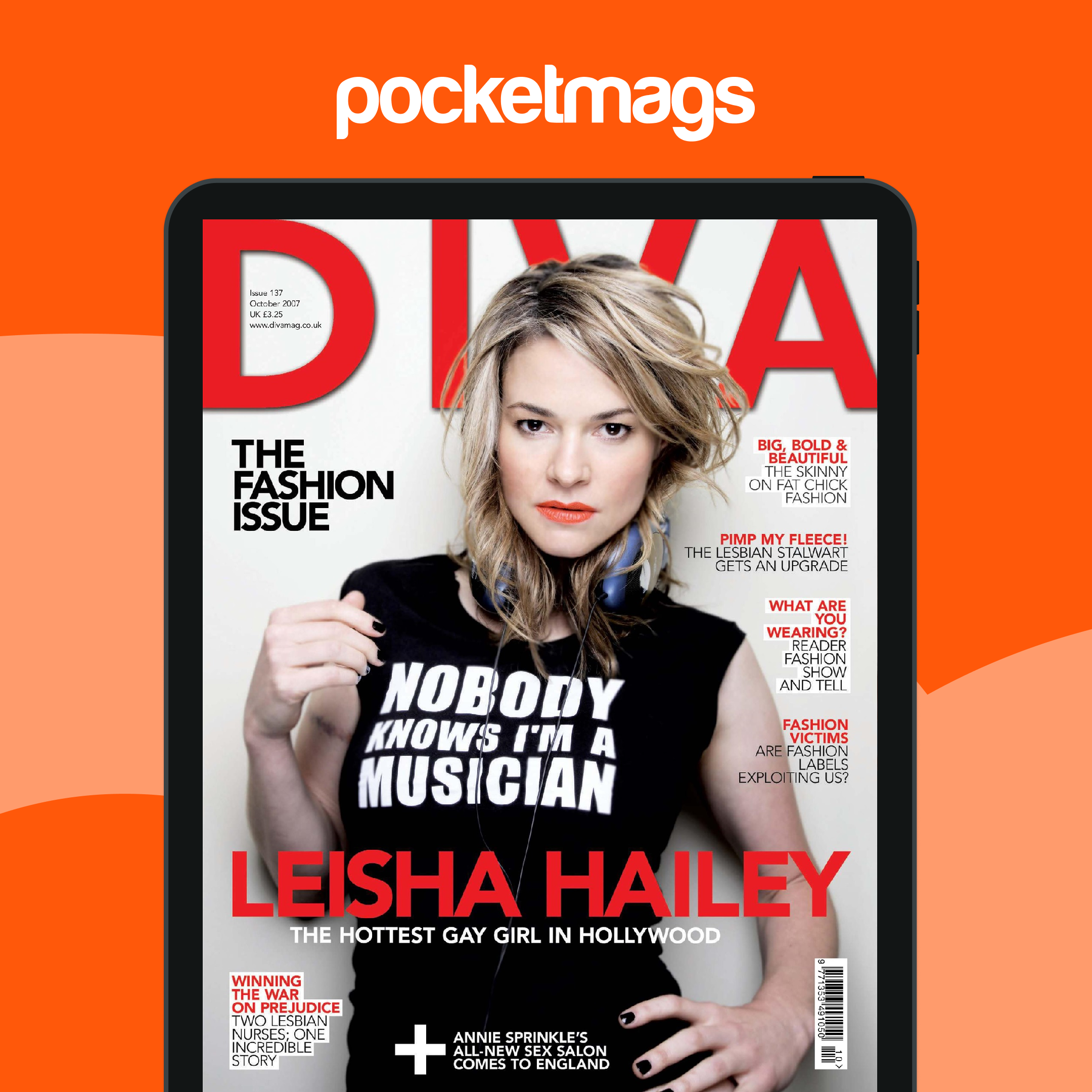 DIVA Magazine - DIVA 137 October 07 Back Issue