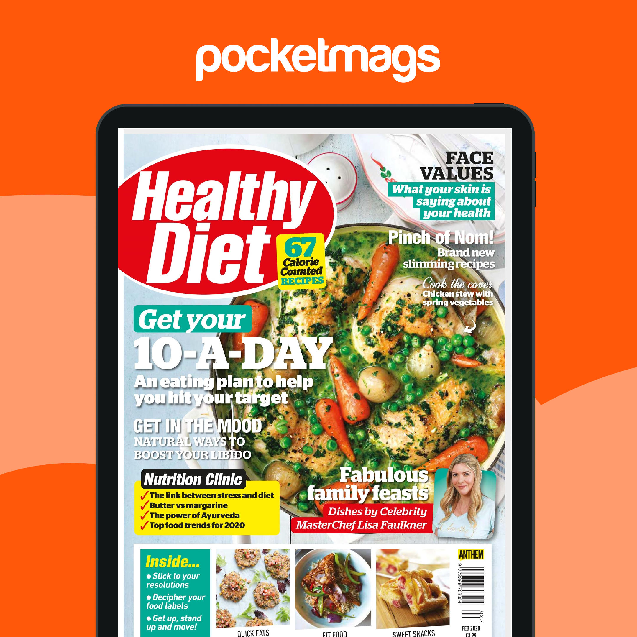 Healthy Diet Magazine - Get your 10-a-day! Feb 2020 Back Issue