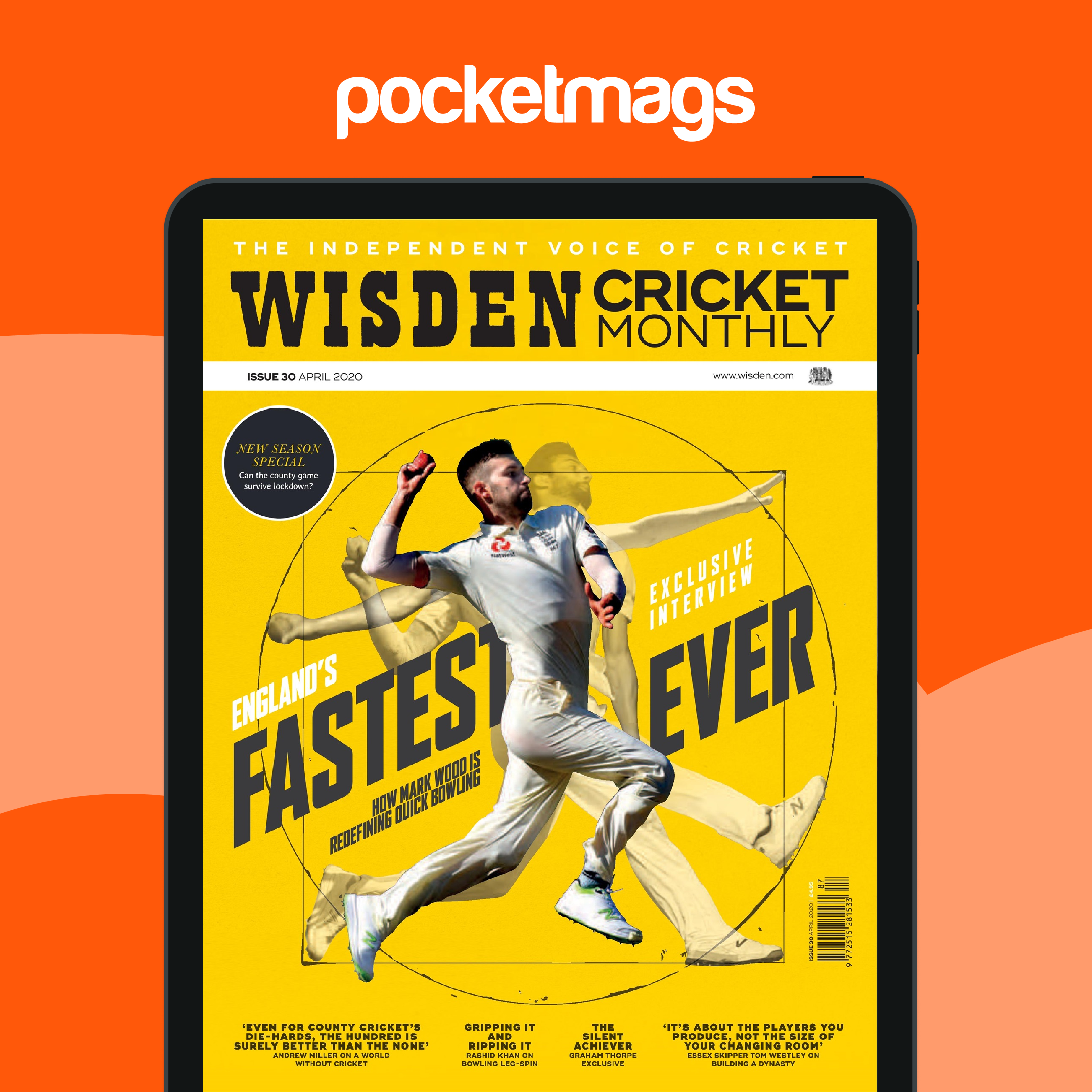 Wisden Cricket Monthly Magazine - April 2020 Edición anterior