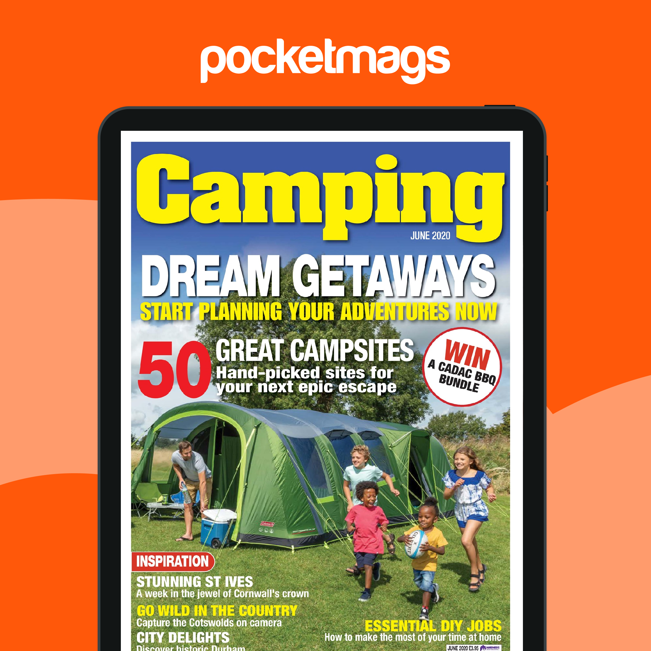 Camping Magazine - Dream Getaways - June 2020 Back Issue