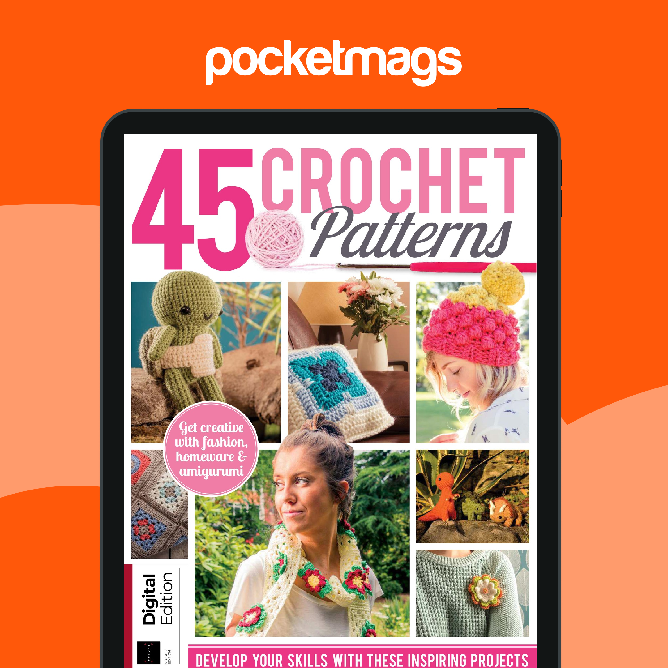 45 Crochet Patterns Magazine Subscriptions and 45 Crochet Patterns Issue