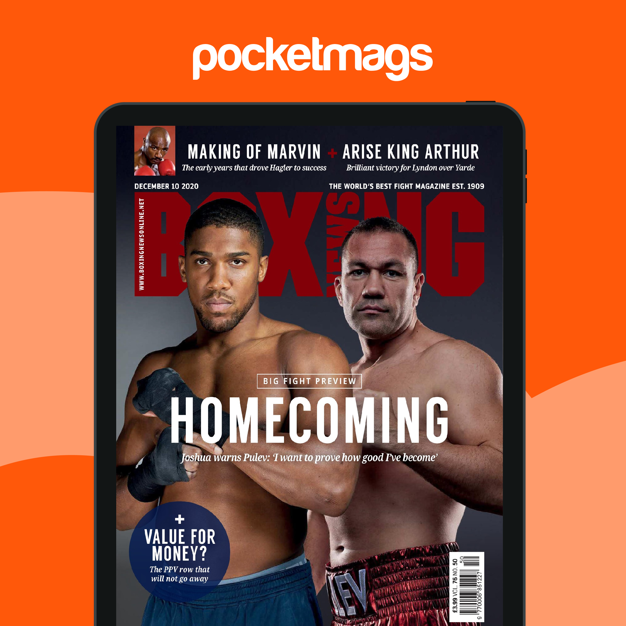 Boxing News Magazine - 10-Dec 2020 Retour à l'édition précédente