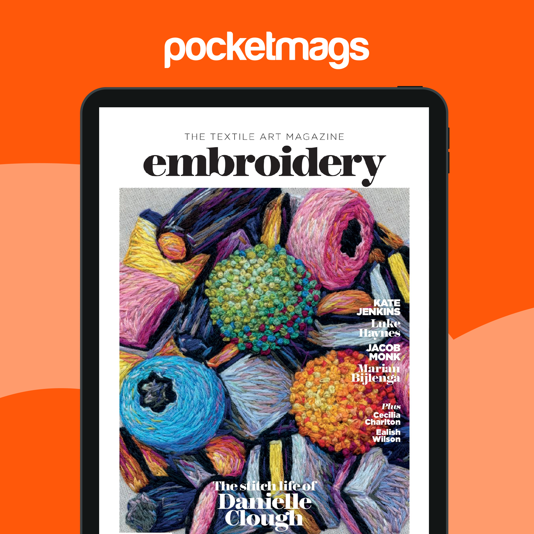 Embroidery Magazine - JanFeb 2021 Back Issue