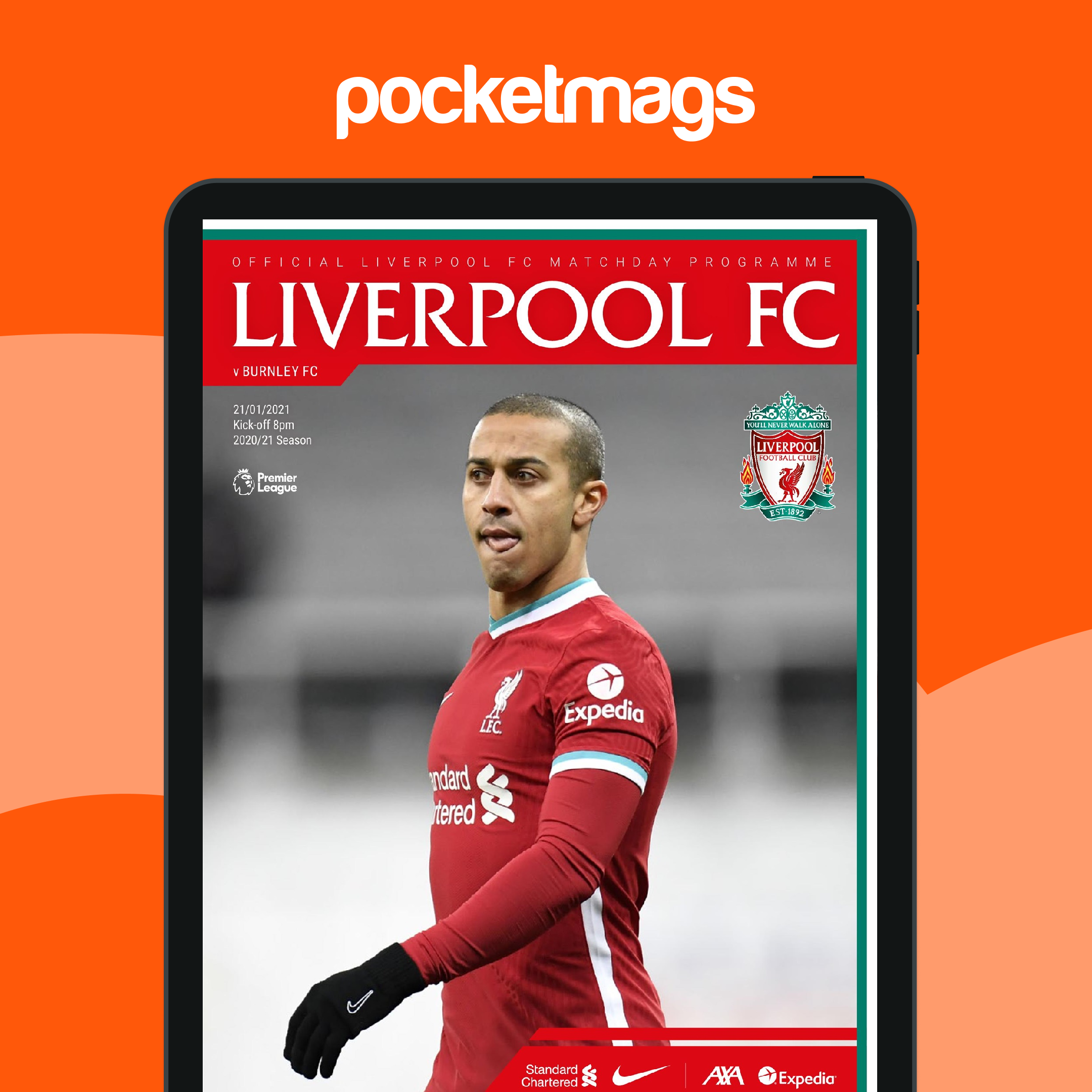 Liverpool FC Programmes - vs Burnley 20/21 Edição anterior
