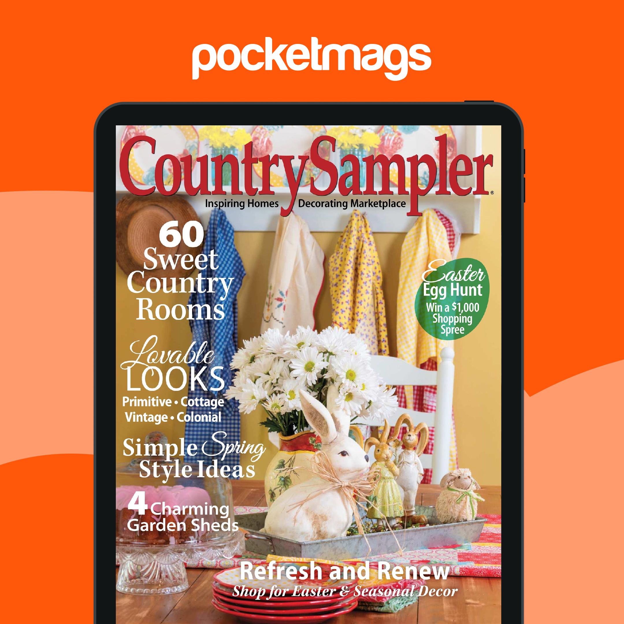 Country Sampler Magazine - Feburary/March 2019 Back Issue