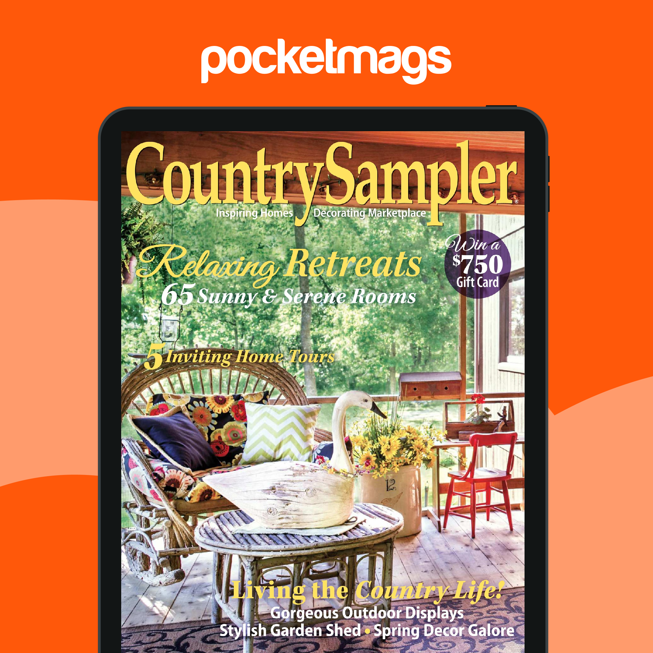 Country Sampler Home Magazine - April/May 2018 Back Issue