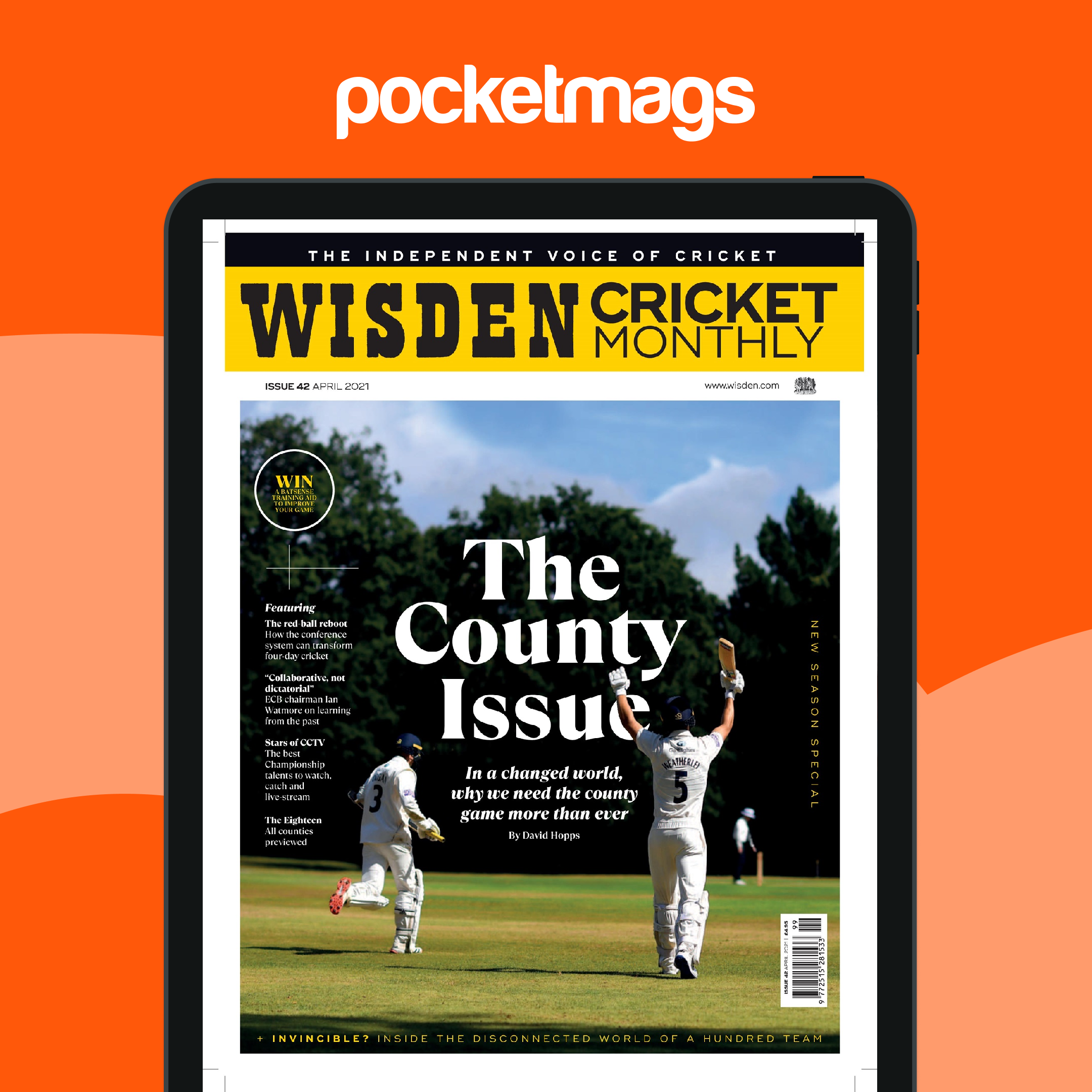 Wisden Cricket Monthly Magazine - April 2021 Back Issue
