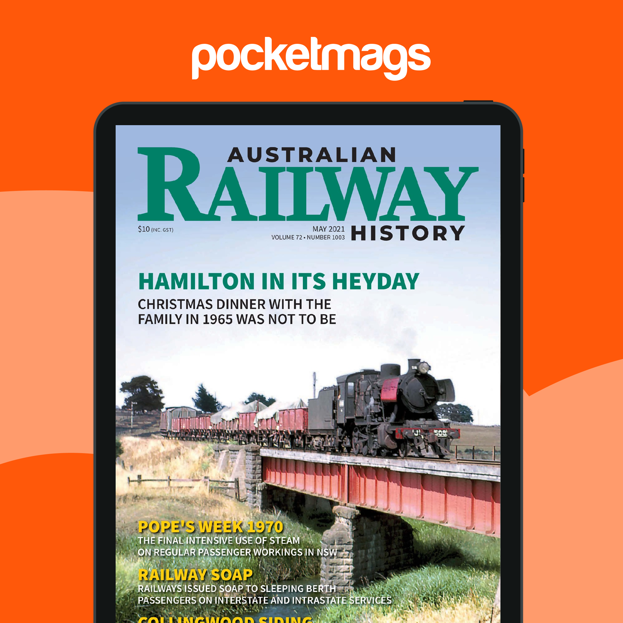 Australian Railway History Magazine - May 2021 Edição anterior