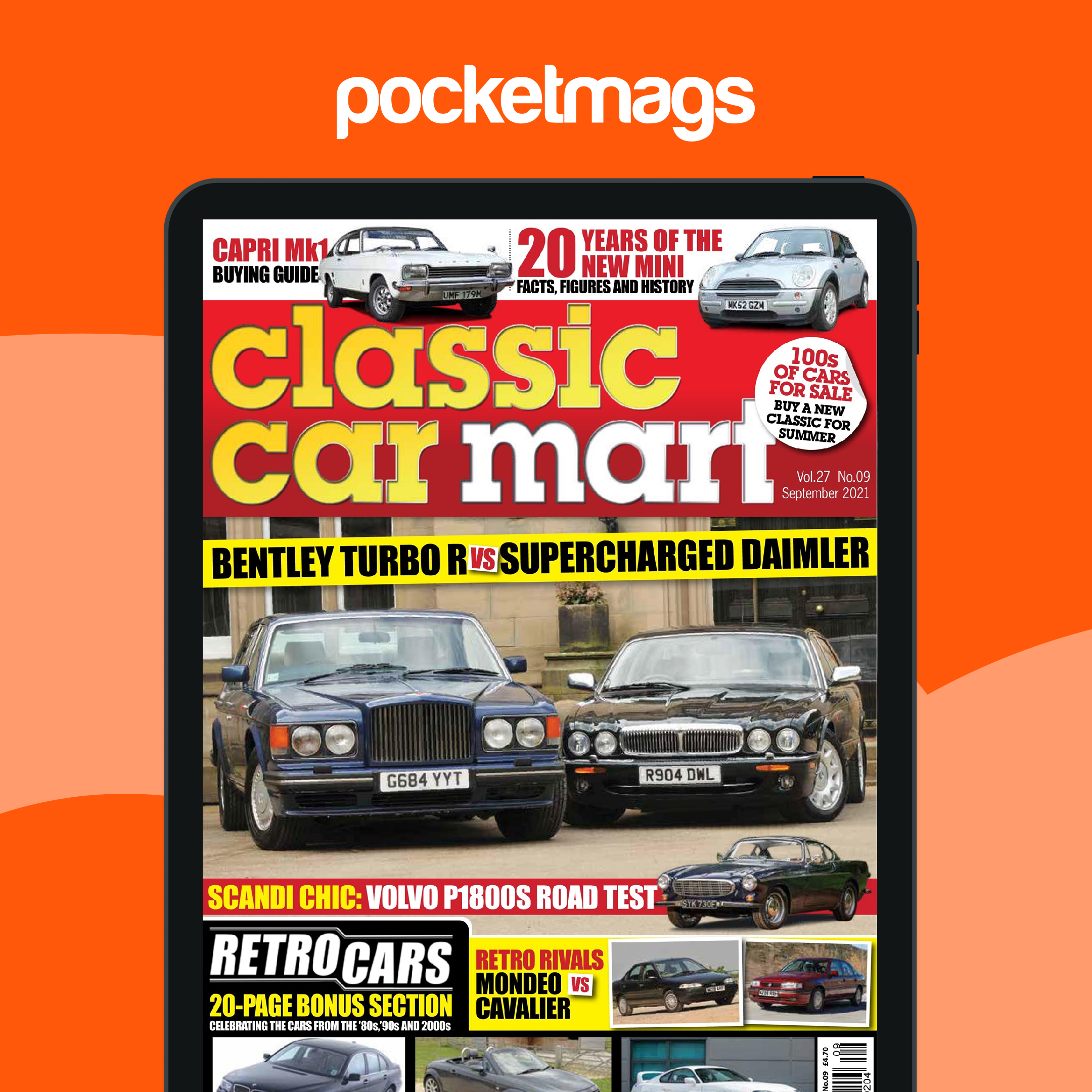 Classic Car Mart Magazine - Sep-21 Edición anterior