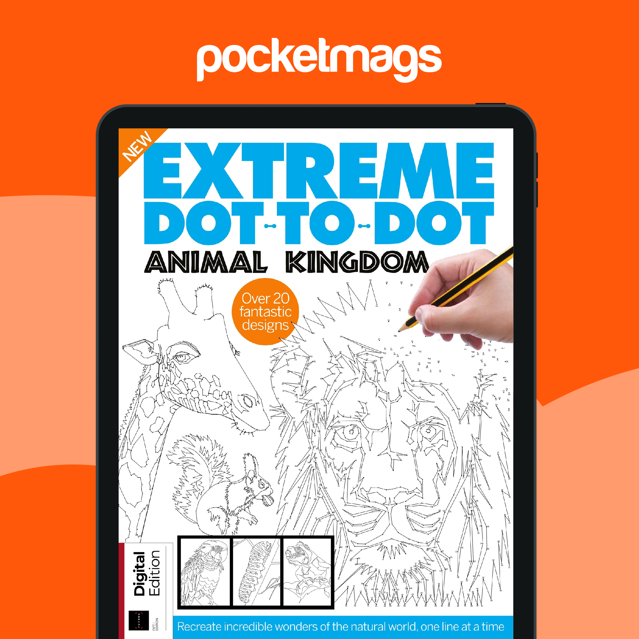 Educational Puzzles Extreme Dot To Dot Animals Book - Challenging ...