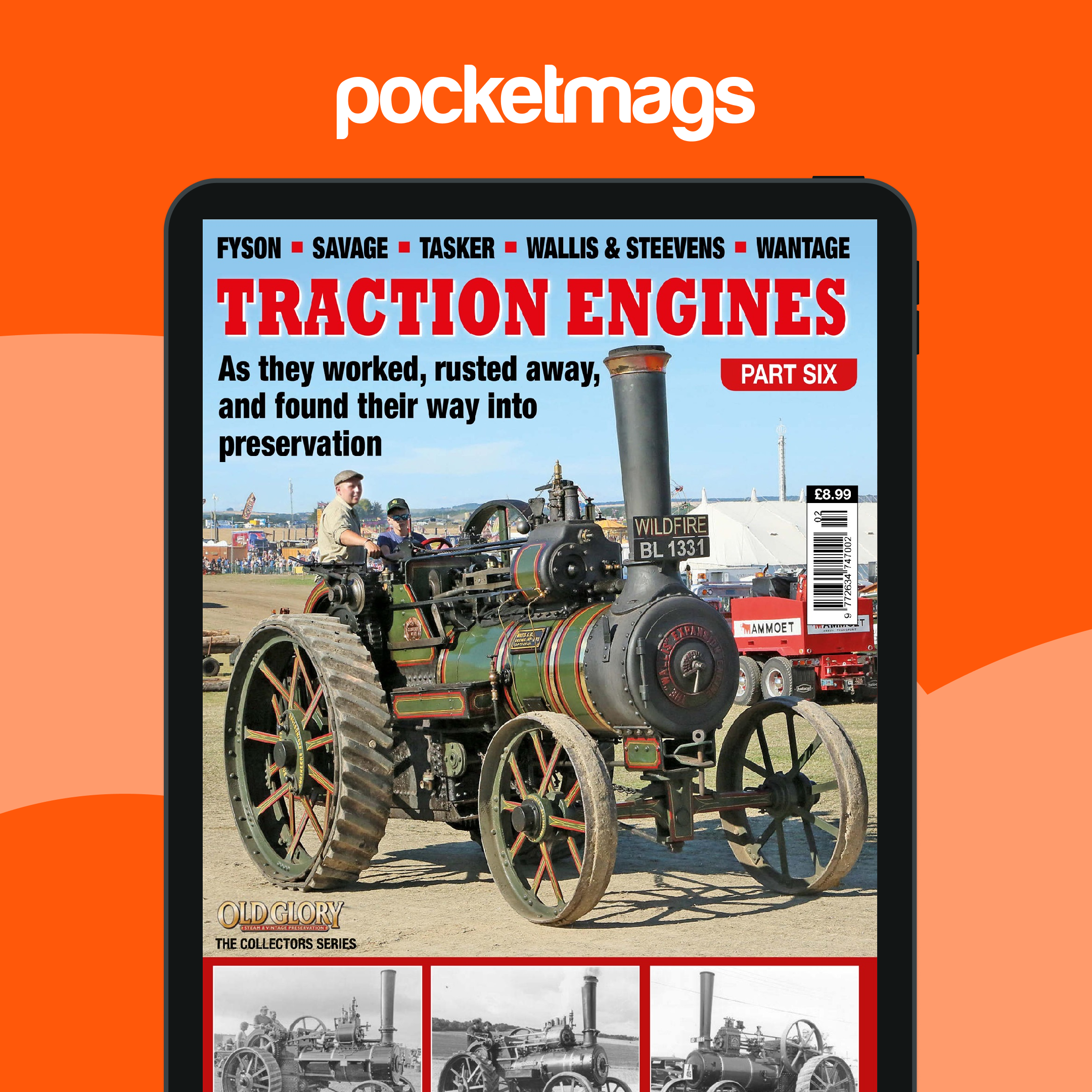 Old Glory Collectors Series Magazine - Traction Engines Part 6 Back Issue