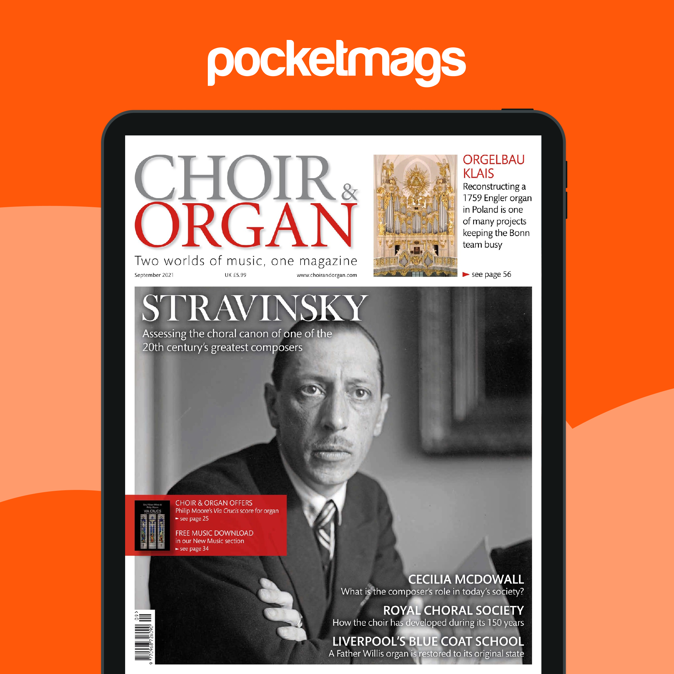 Choir & Organ Magazine - September 2021 Back Issue